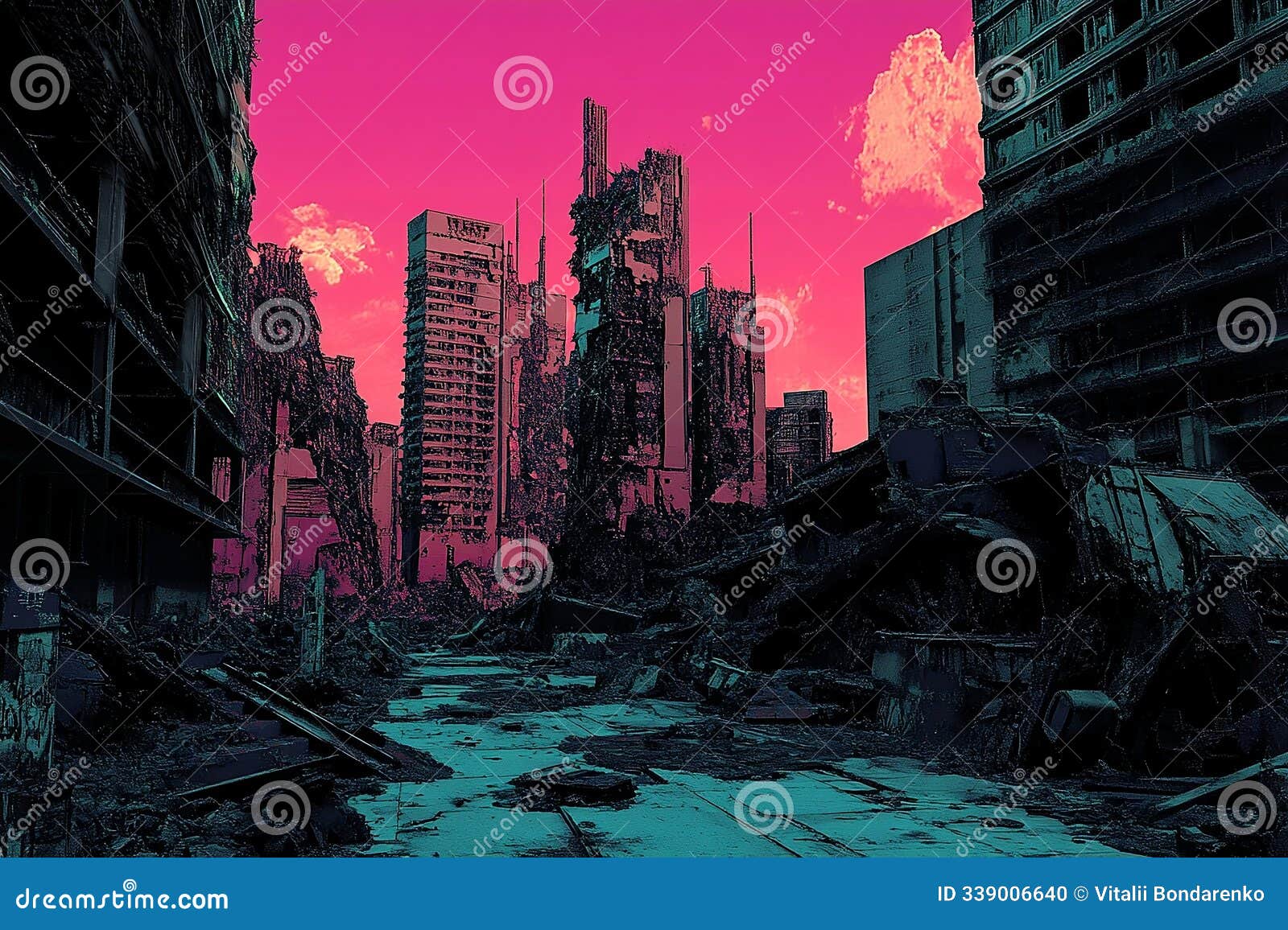 Anti Design Poster With Bold Grunge Typography And Texture Stock Image ...