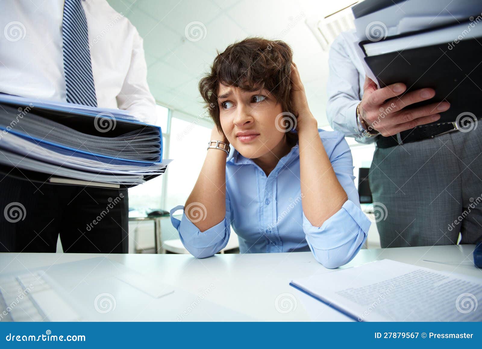 Confusion stock image. Image of female, duty, expertise - 27879567