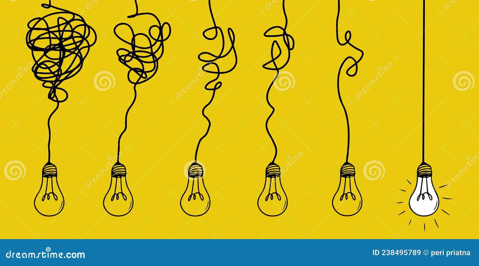 Confusion Clarity Or Path Vector Idea Concept. Simplifying The Complex ...