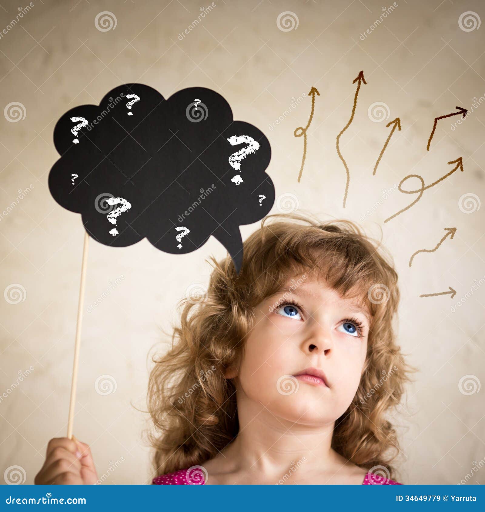 Confusion stock image. Image of idea, studio, female - 34649779