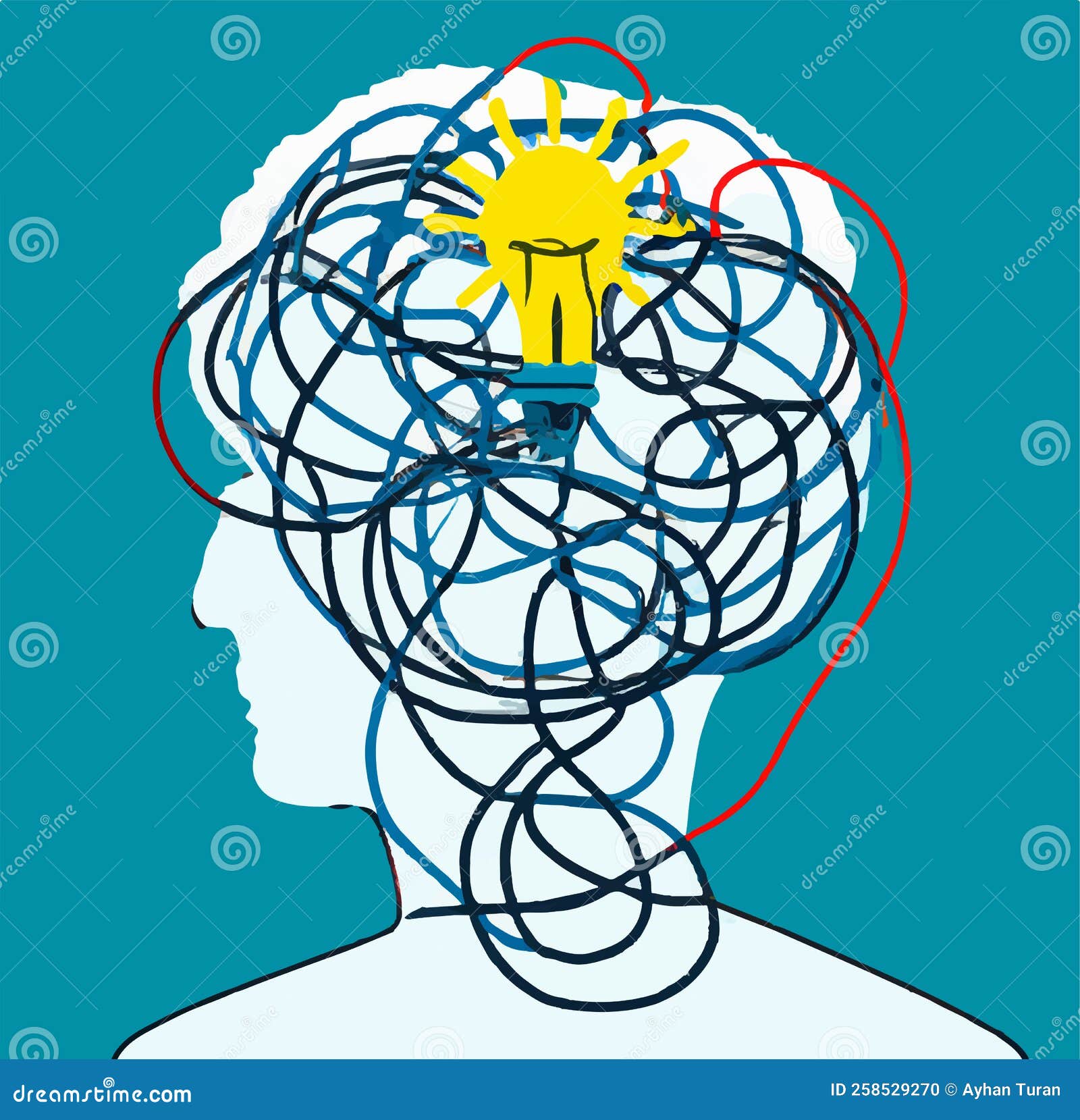 Confusion And Human Mind - Pictured As Word Confusion Inside A Head To ...