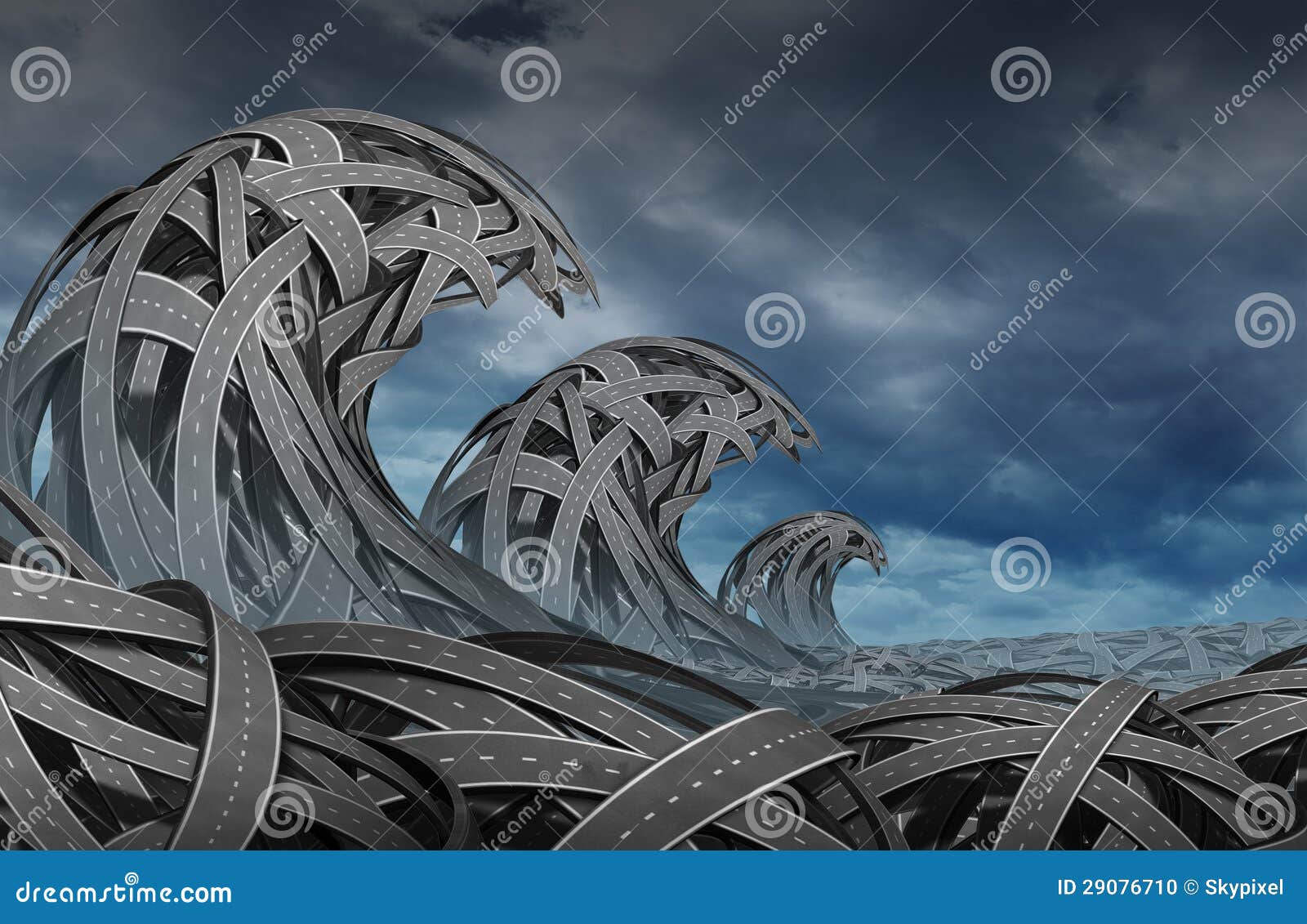 Confusion Storm stock illustration. Illustration of direction - 29076710