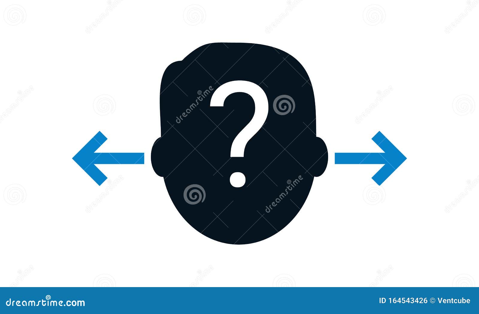 Confusion Icon Flat Style Vector Illustration. Stock Vector ...