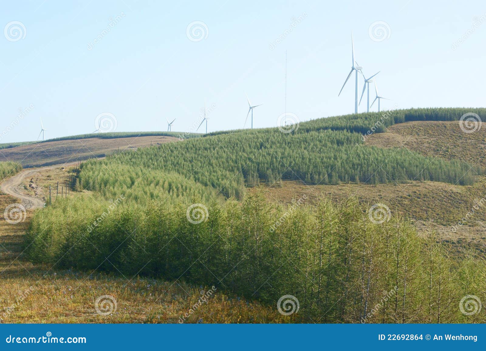 Cong wind power stock photo. Image of green, natural - 22692864