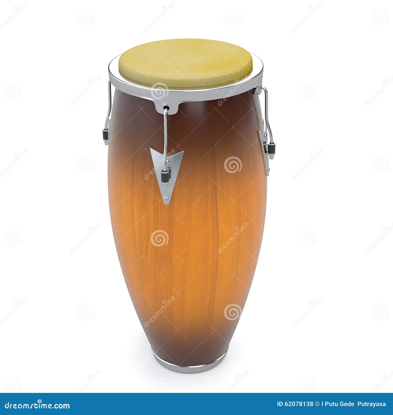 Conga drum stock illustration. Illustration of acoustic - 62078138
