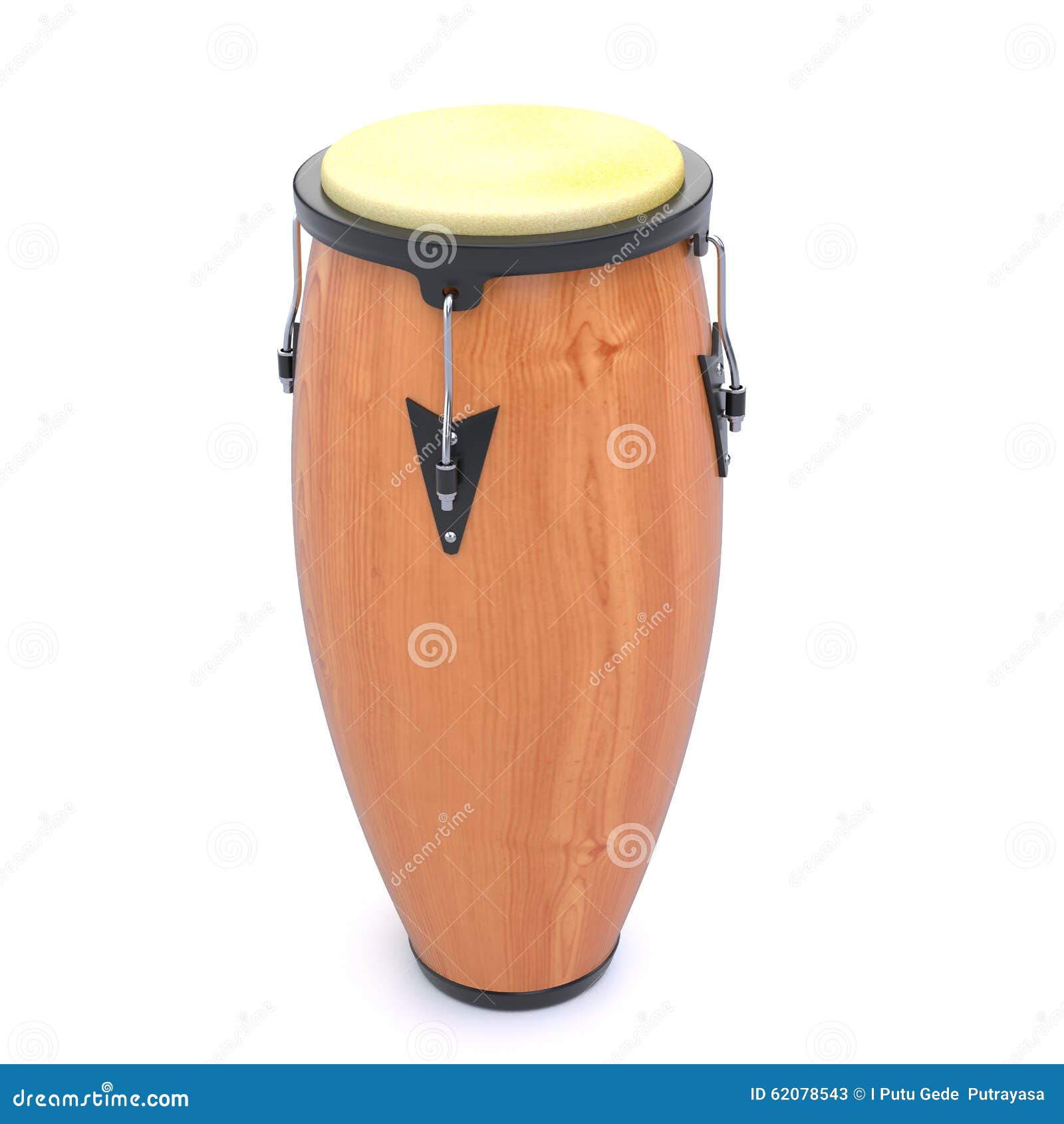 Conga drum stock illustration. Illustration of drums - 62078543