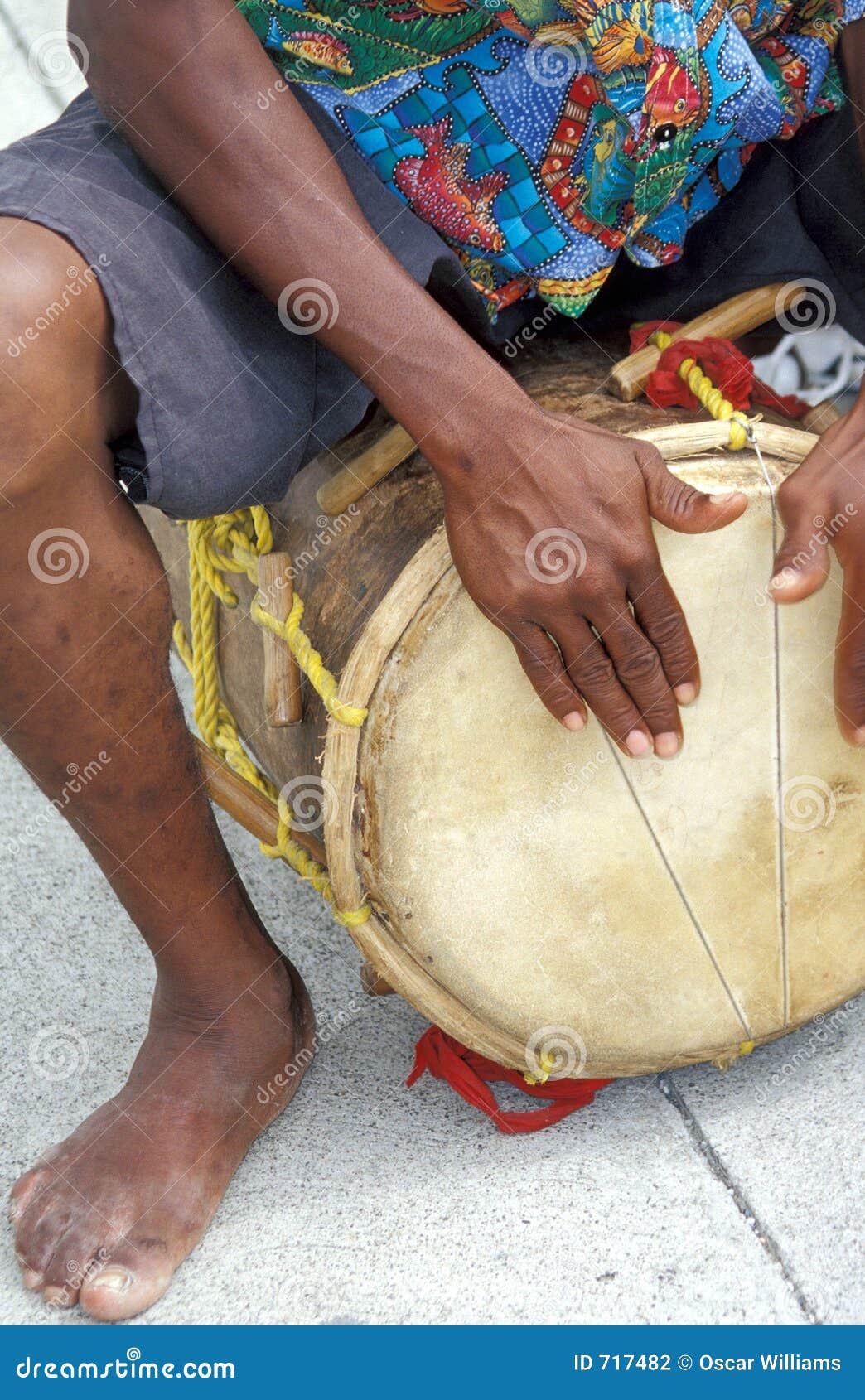 Conga Drummer stock photo. Image of barefoot, active, diversity - 717482