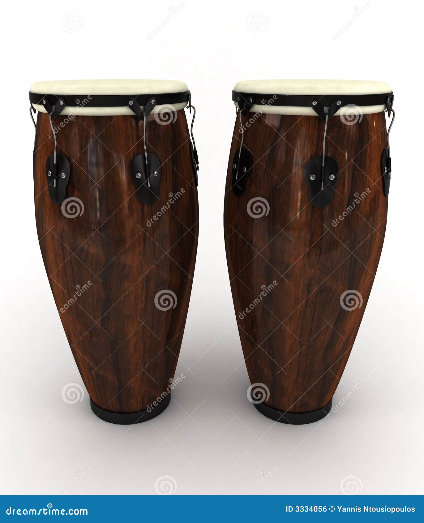 Conga drums stock illustration. Illustration of skin, instrument - 3334056