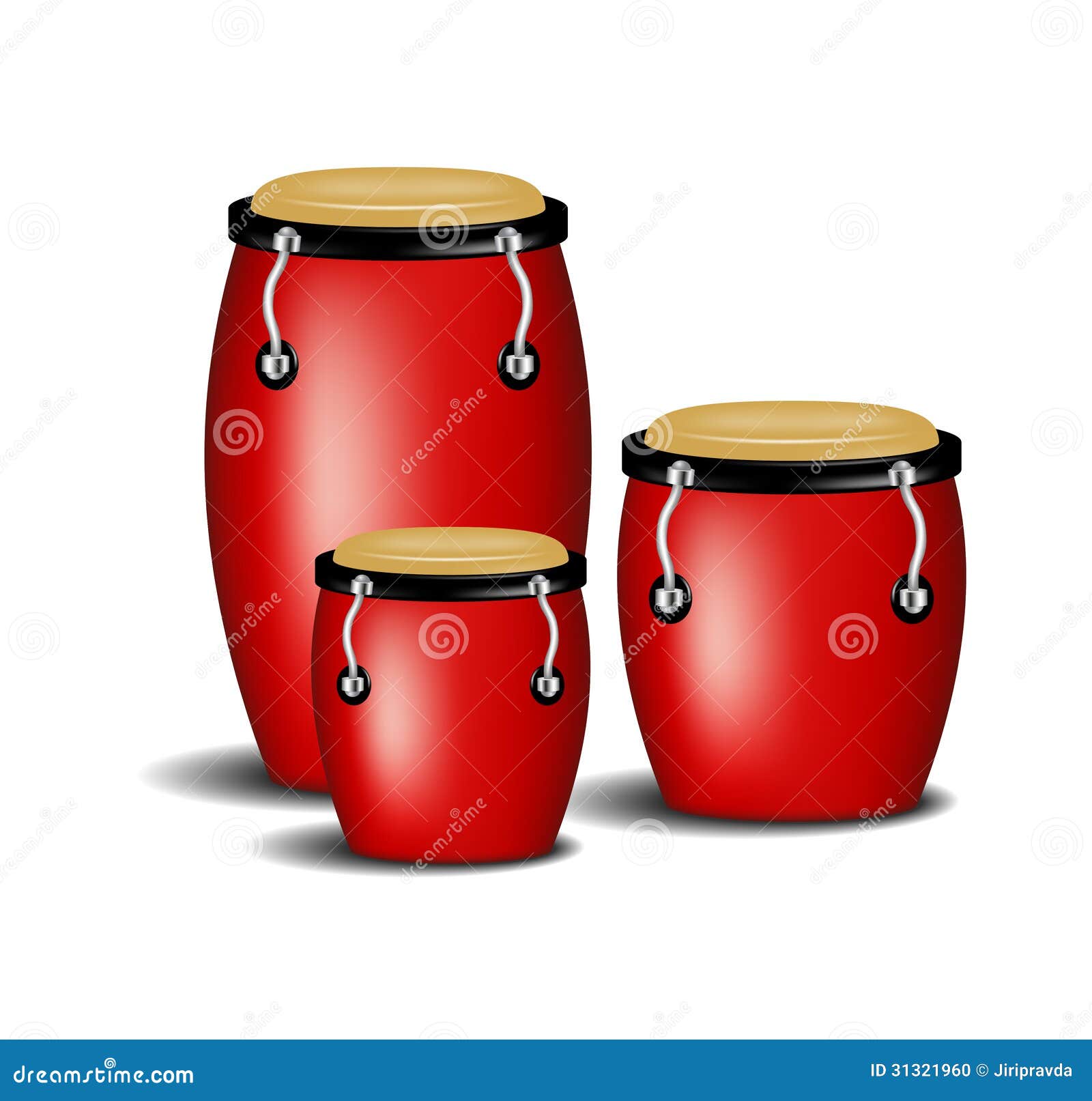 Congas Vector Illustration | CartoonDealer.com #62931278