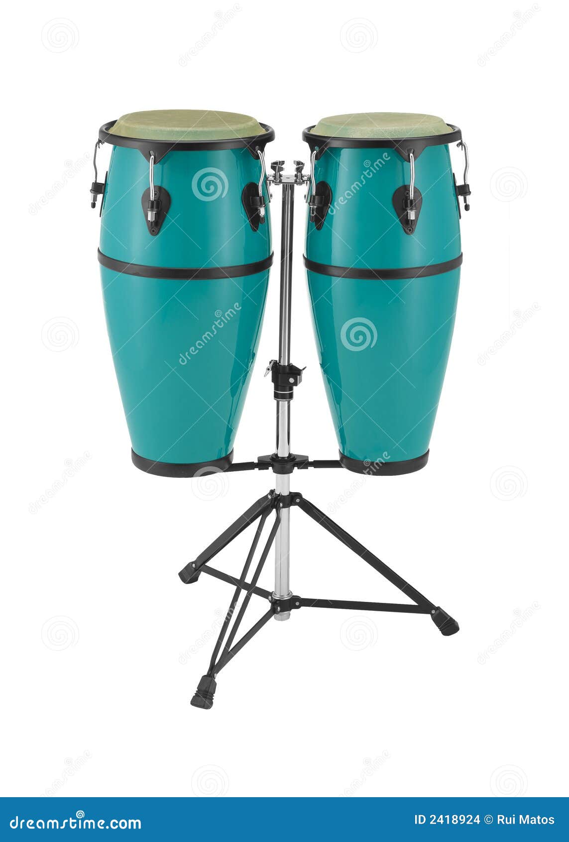 Congas percussion set stock photo. Image of compounds - 2418924
