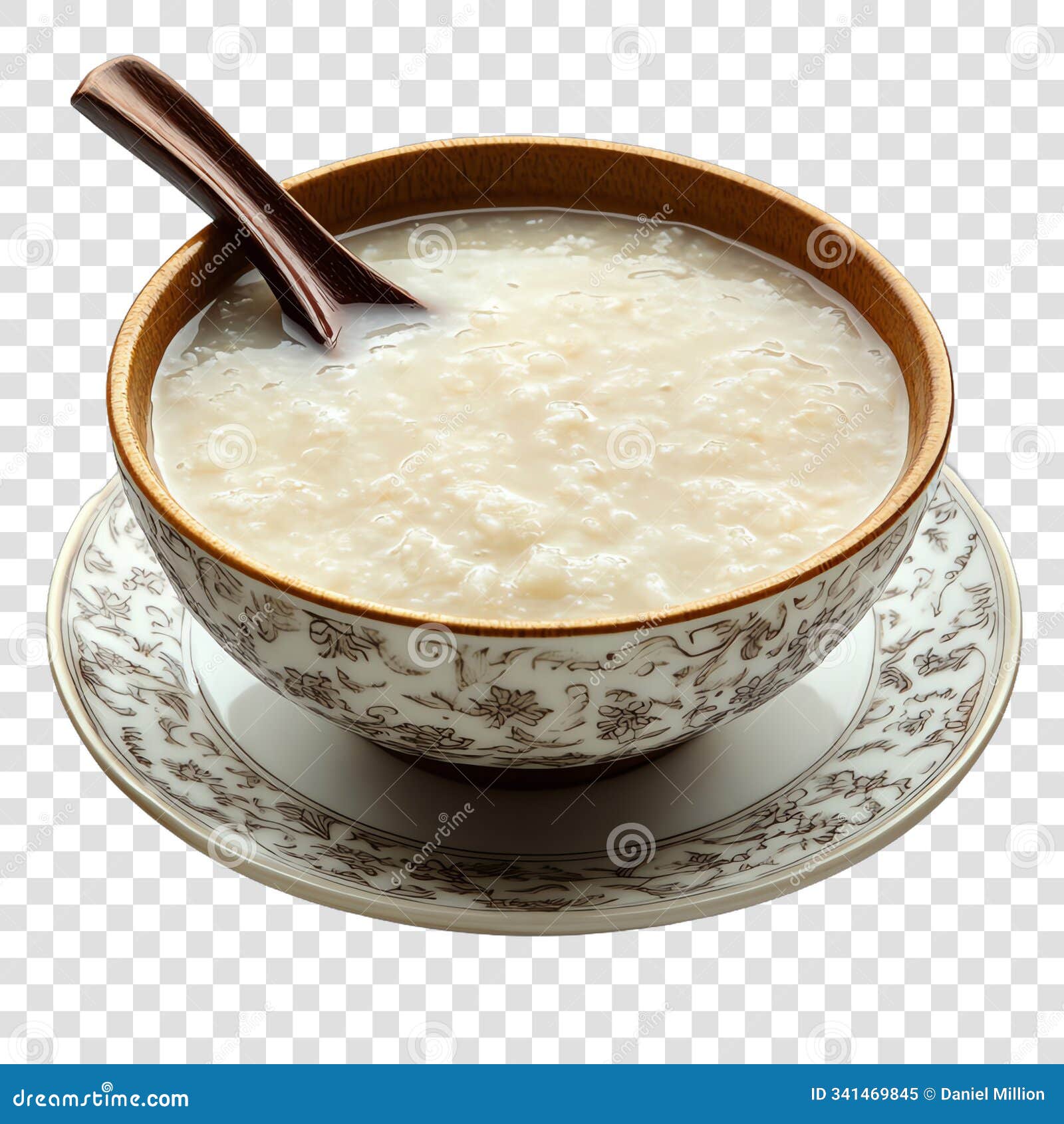 Congee stock illustration. Illustration of diet, herbs - 341469845