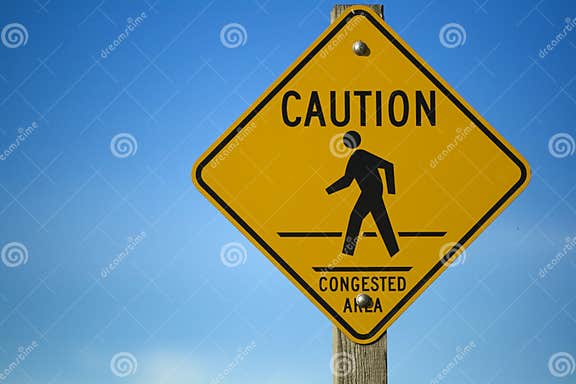 Congestion Sign stock image. Image of congested, bottleneck - 4256779