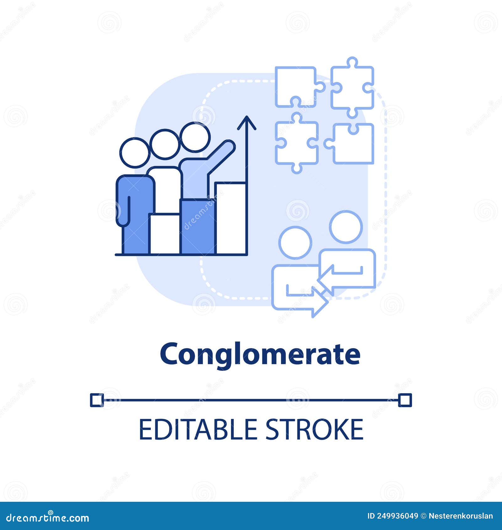 Conglomerate Business Merger Light Blue Concept Icon Stock Vector ... Conglomerate Business Merger Light Blue Concept Icon Stock Vector ...