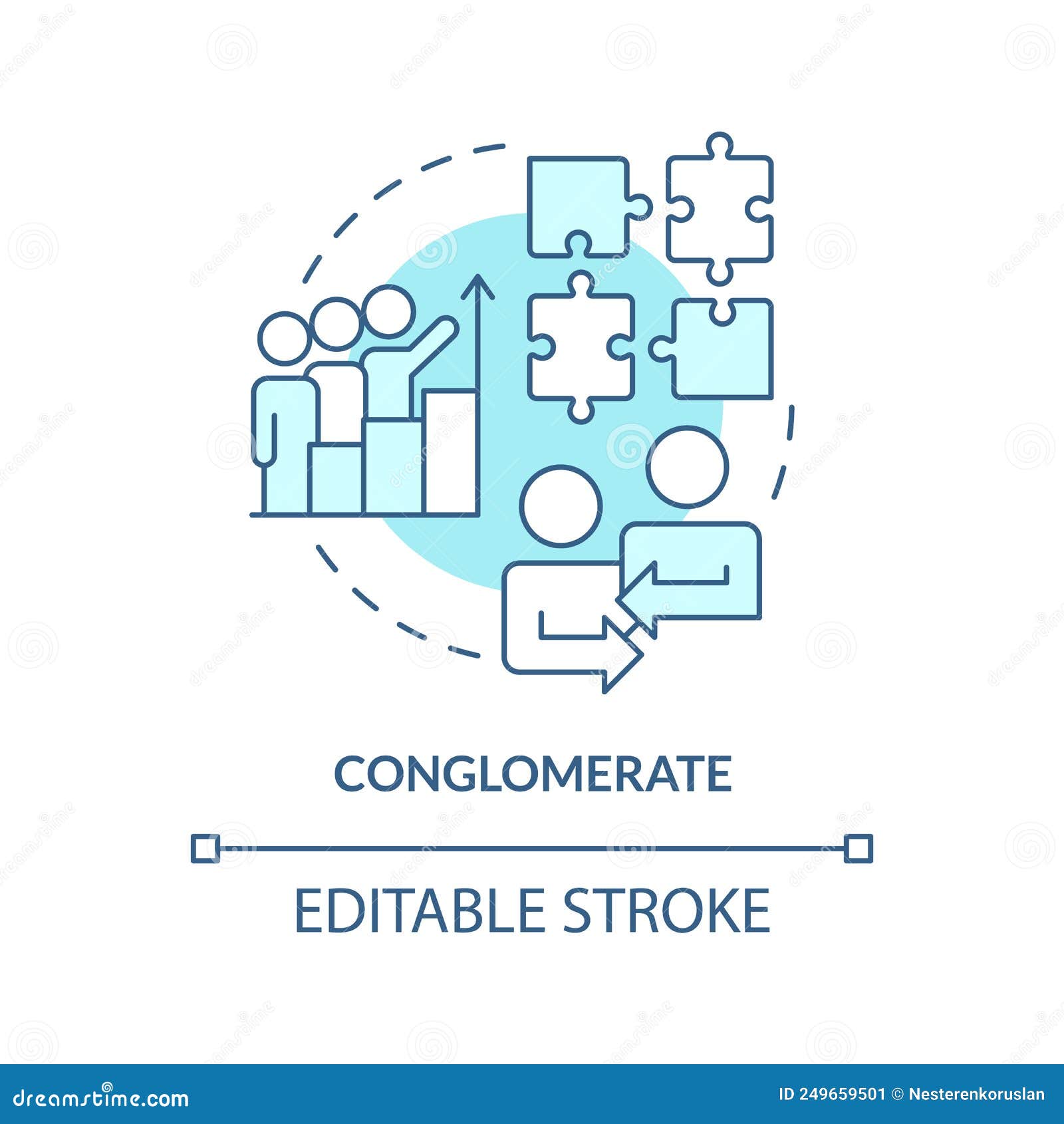 Conglomerate Business Merger Turquoise Concept Icon Stock Vector ... Conglomerate Business Merger Turquoise Concept Icon Stock Vector ...