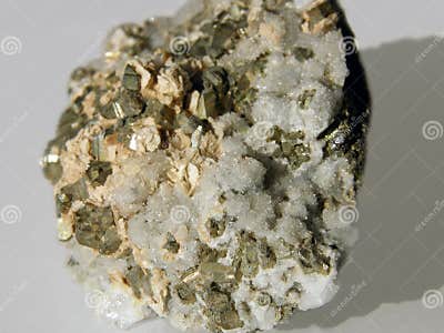 Conglomerate Rock of Crystals Stock Photo - Image of naturalenergy ...