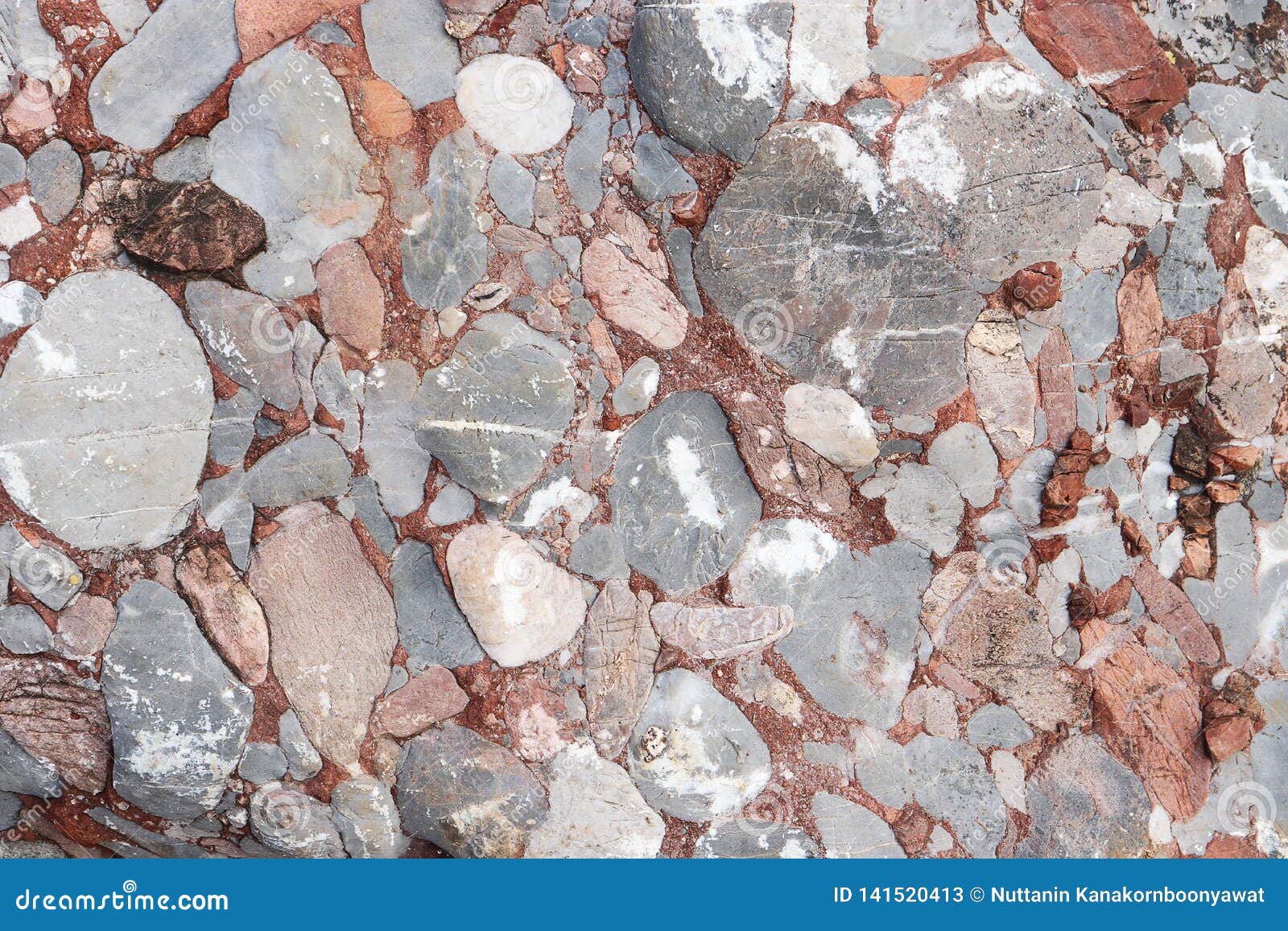 Conglomerate Stone Texture - Background Stock Image - Image of rock ...
