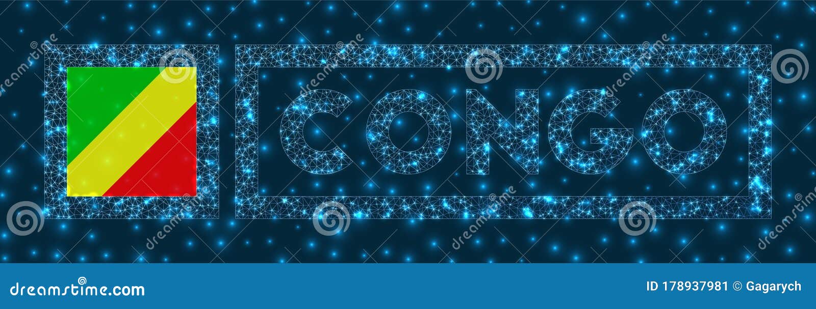 Congo badge. stock vector. Illustration of ensign, congolese - 178937981