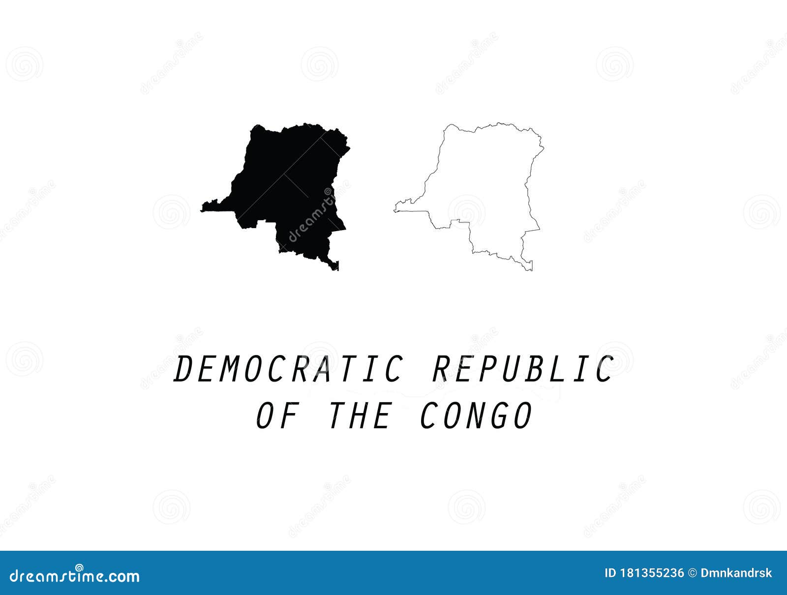 Congo Democratic Republic National Flag Waving Isolated On White ...