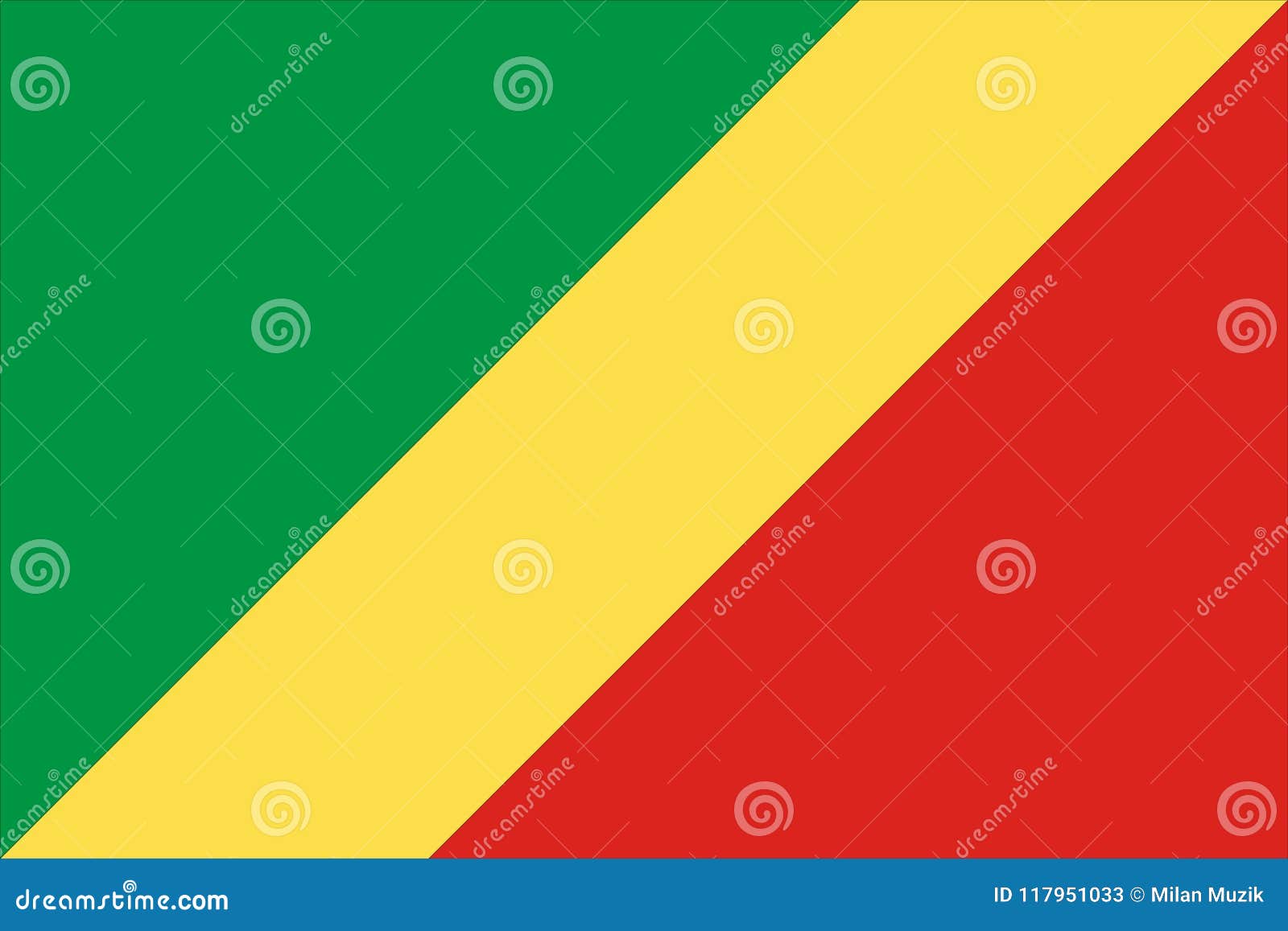 Congo flagga stock illustrationer. Illustration av historia - 117951033
