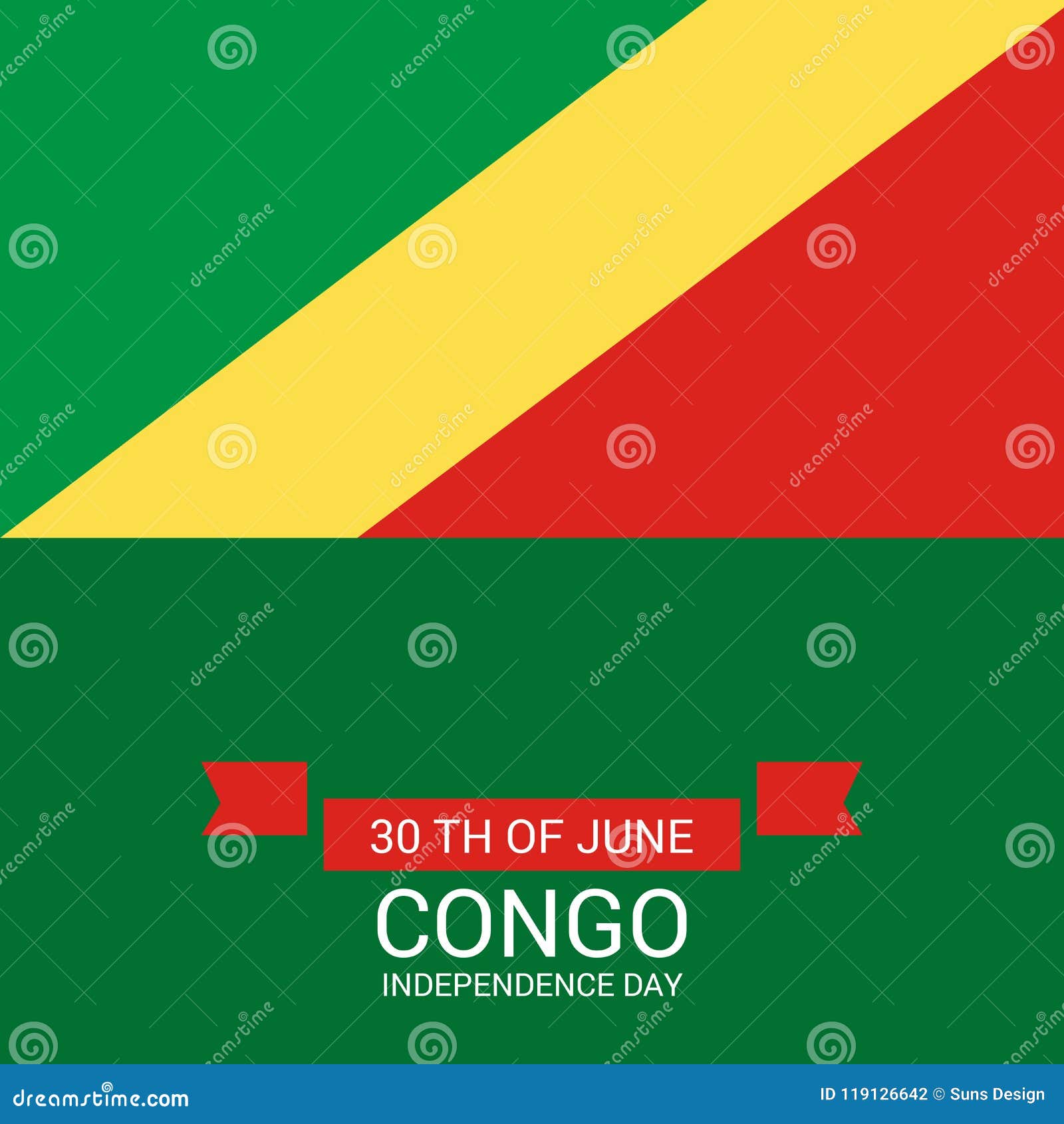 Congo Independence Day. stock illustration. Illustration of forces ...