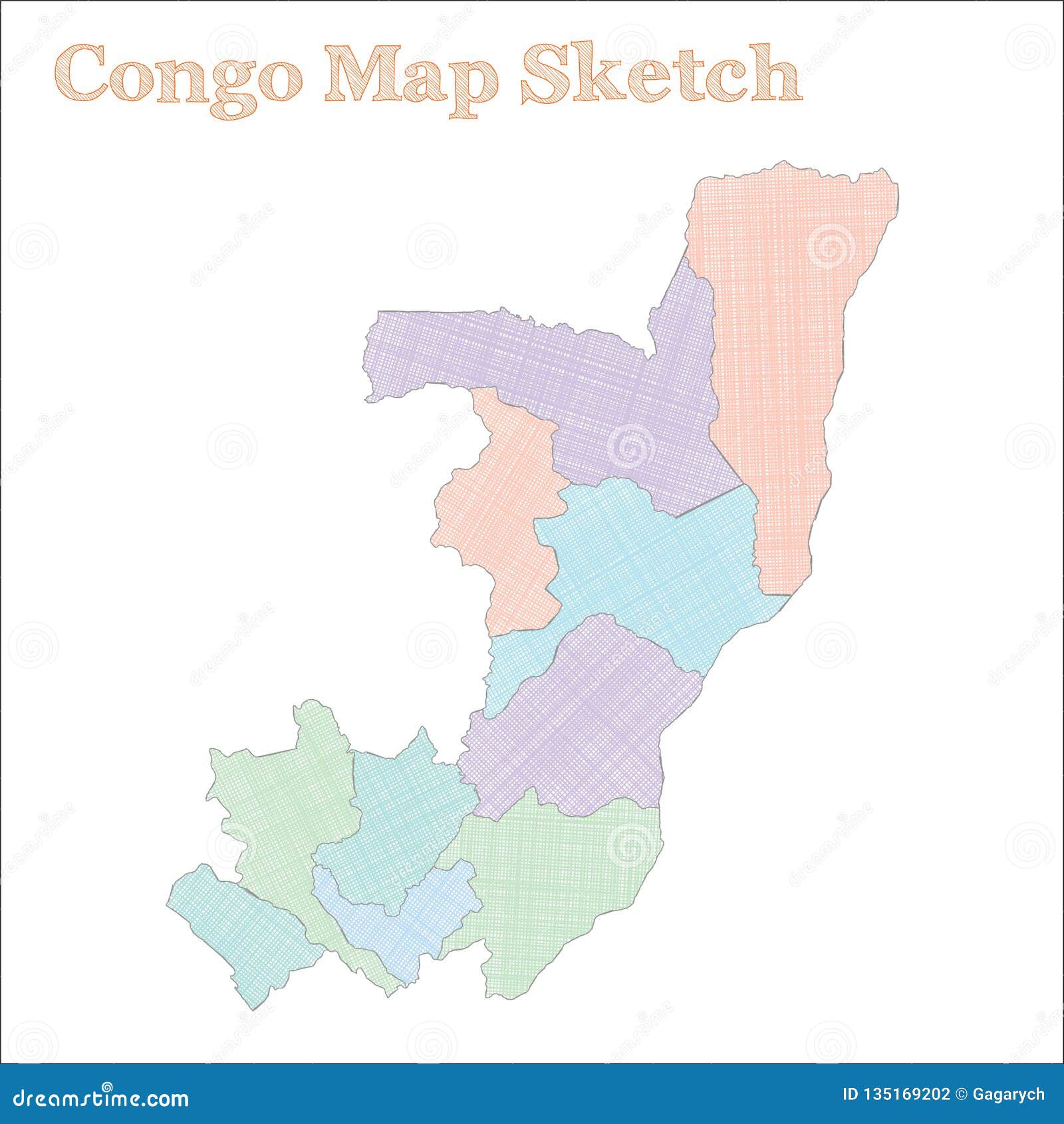 Congo map. stock vector. Illustration of africa, cartography - 135169202