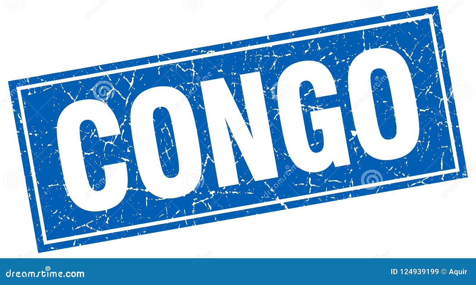 Congo stamp stock vector. Illustration of destination - 124939199