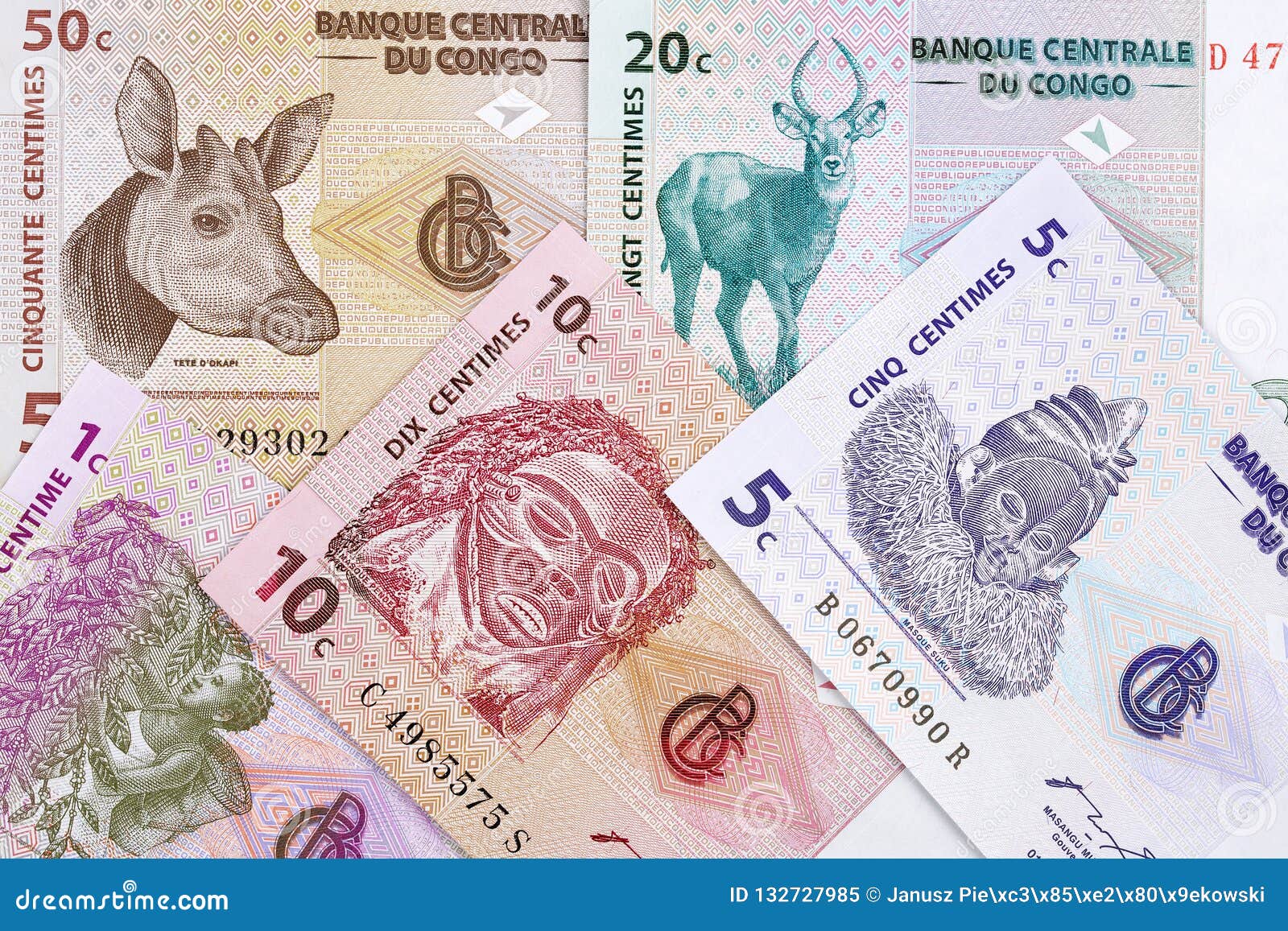 Congolese Money a Business Background Stock Image - Image of congo ...
