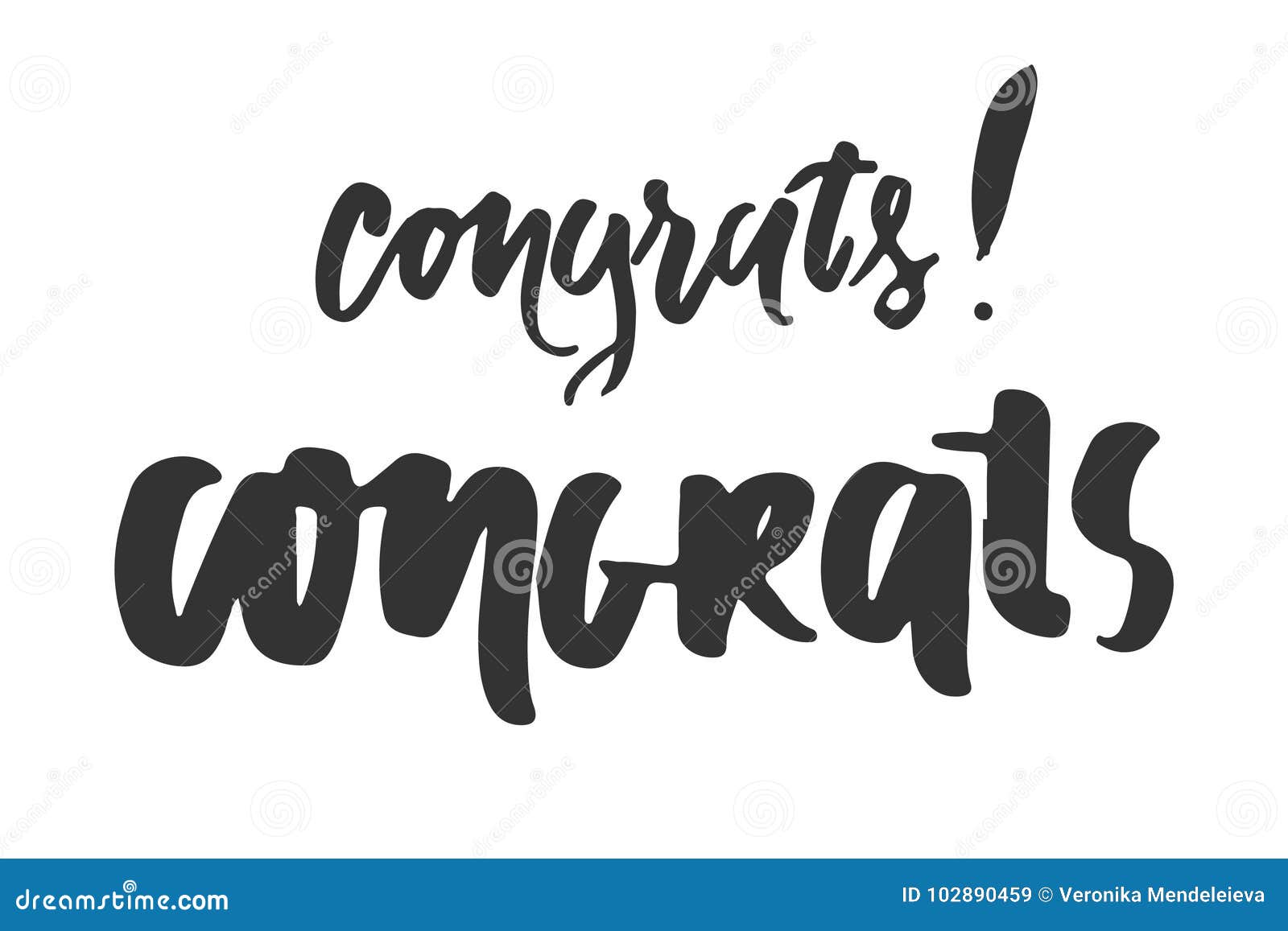 Congrats 08 17 1 ilustración del vector. Ilustración de silueta - 102890459