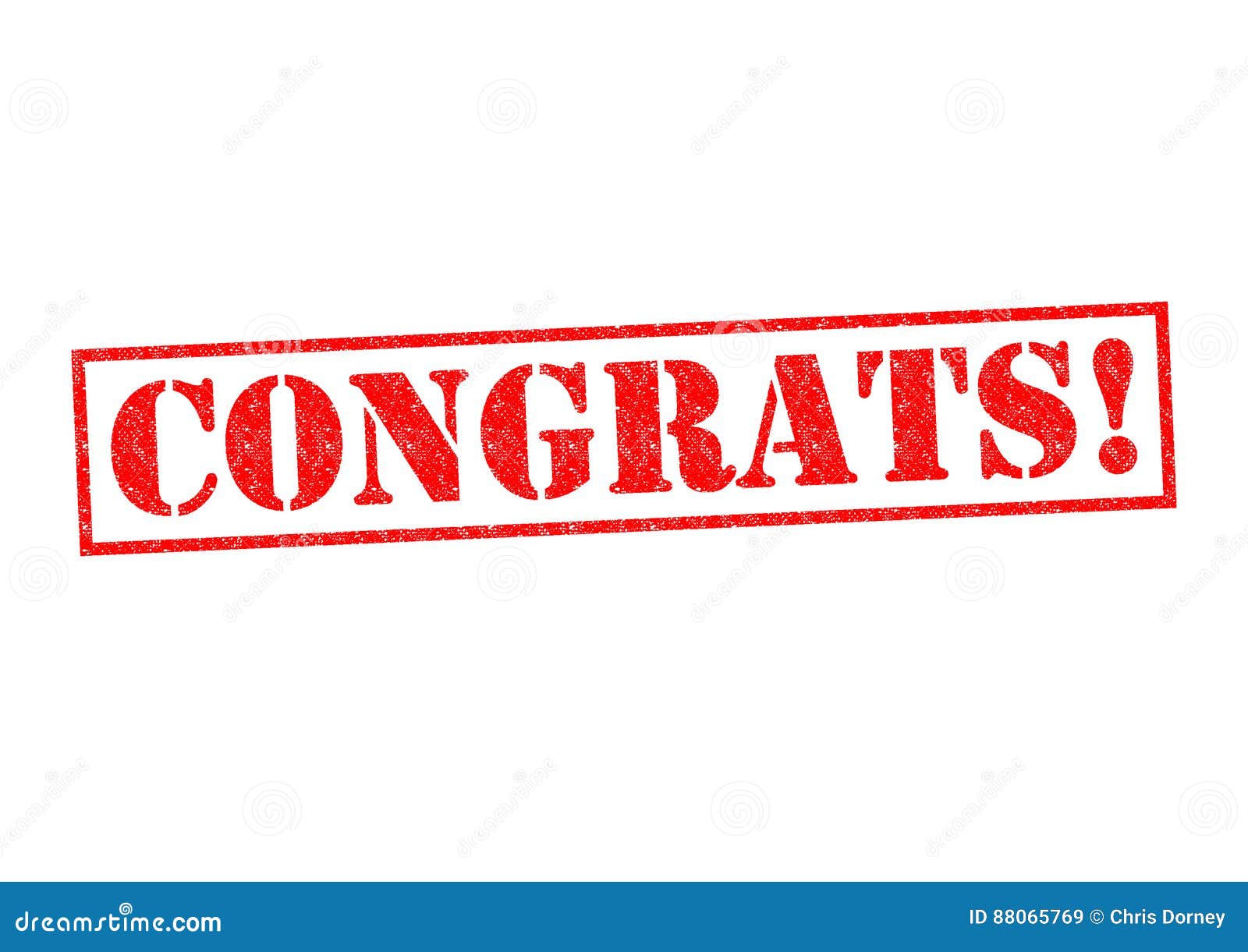 CONGRATS! stock illustration. Illustration of tribute - 88065769