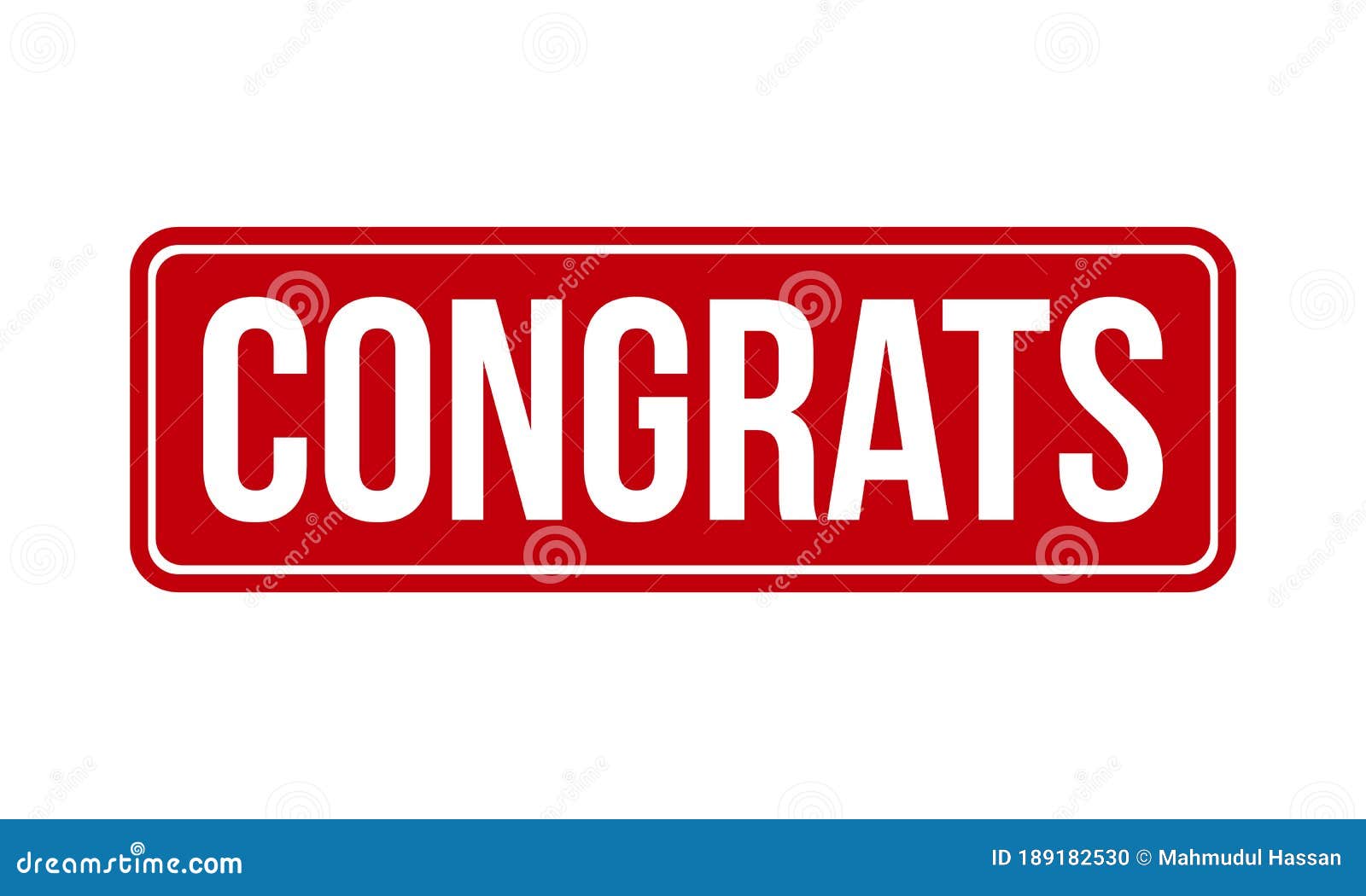 Congrats Rubber Stamp. Red Congrats Rubber Grunge Stamp Seal Vector ...