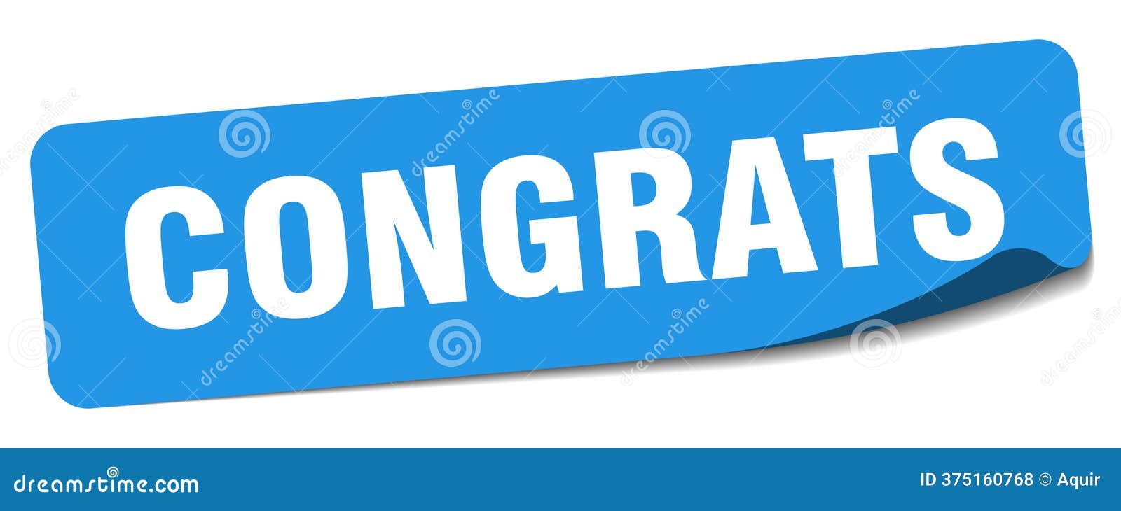 Congrats Sticker. Congrats Sign On Transparent Background Vector ...