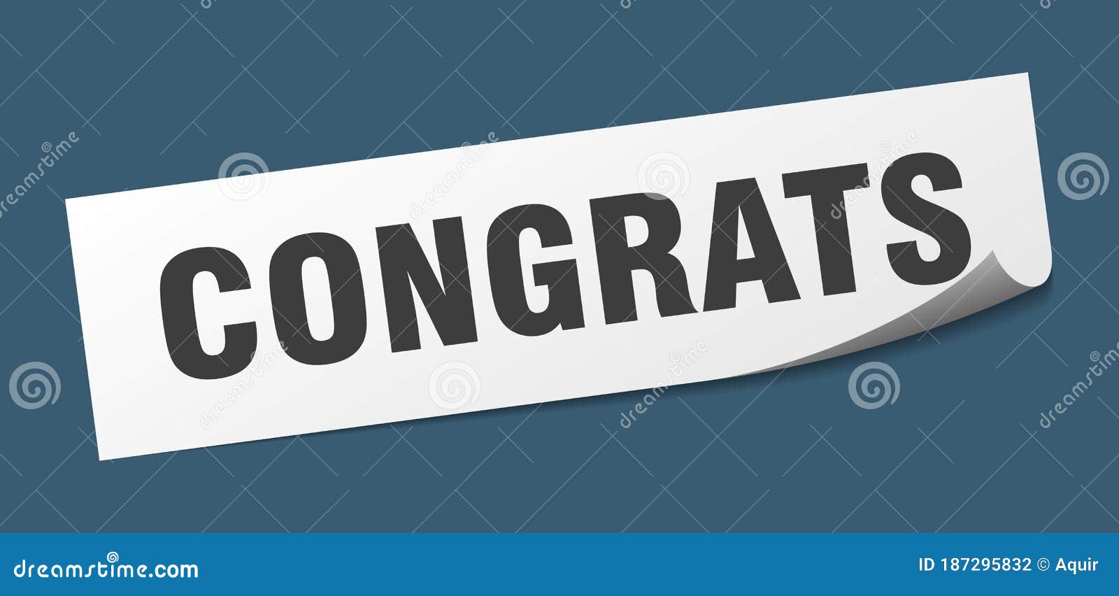 Congrats Sticker. Congrats Square Isolated Sign Stock Vector ...