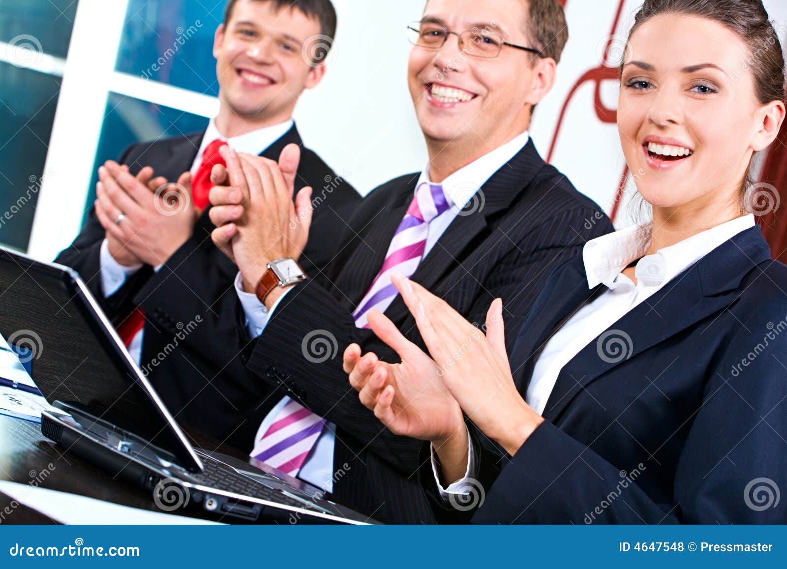 Congratulation stock photo. Image of applaud, corporate - 4647548