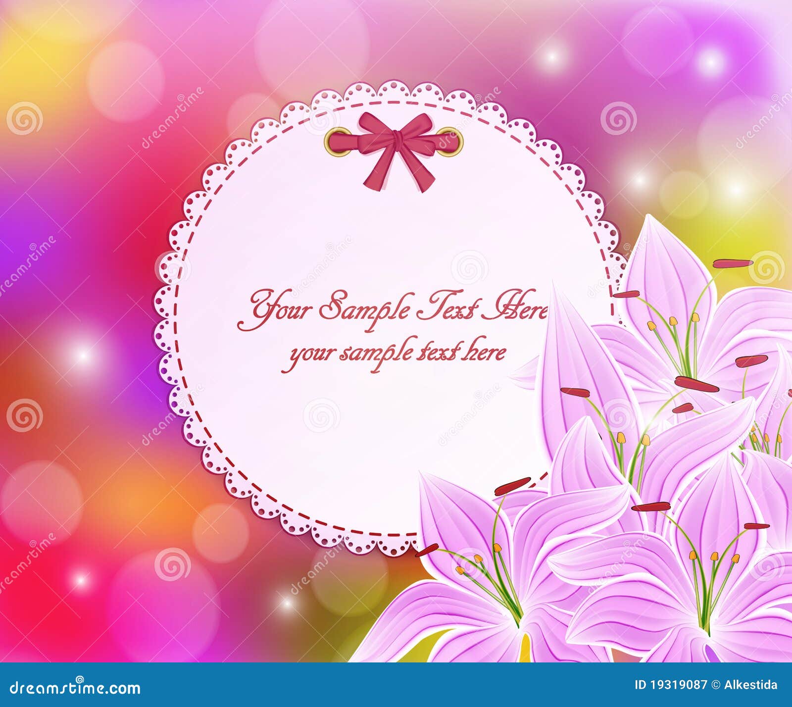 Congratulation Abstract Background Stock Vector - Illustration of ...