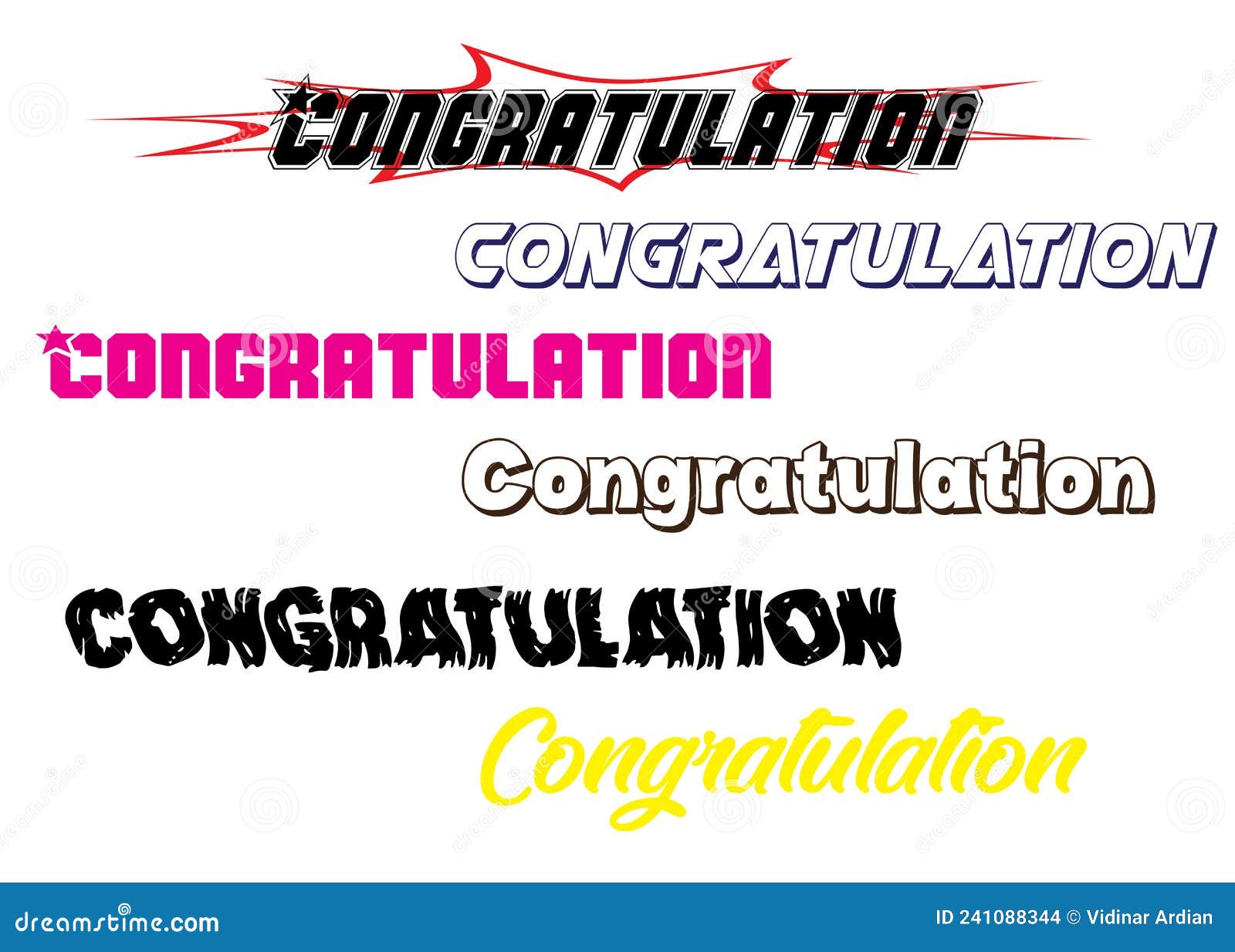 Congratulation Banner Template Premium Vector Stock Vector ...