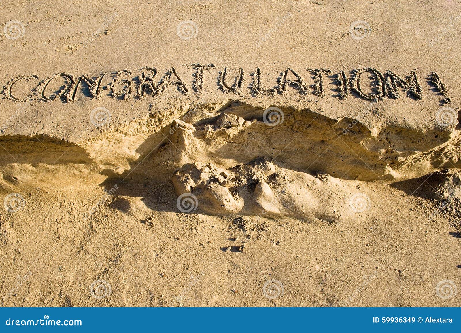 Congratulation. Creative Motivation Concept. Stock Image - Image of ...