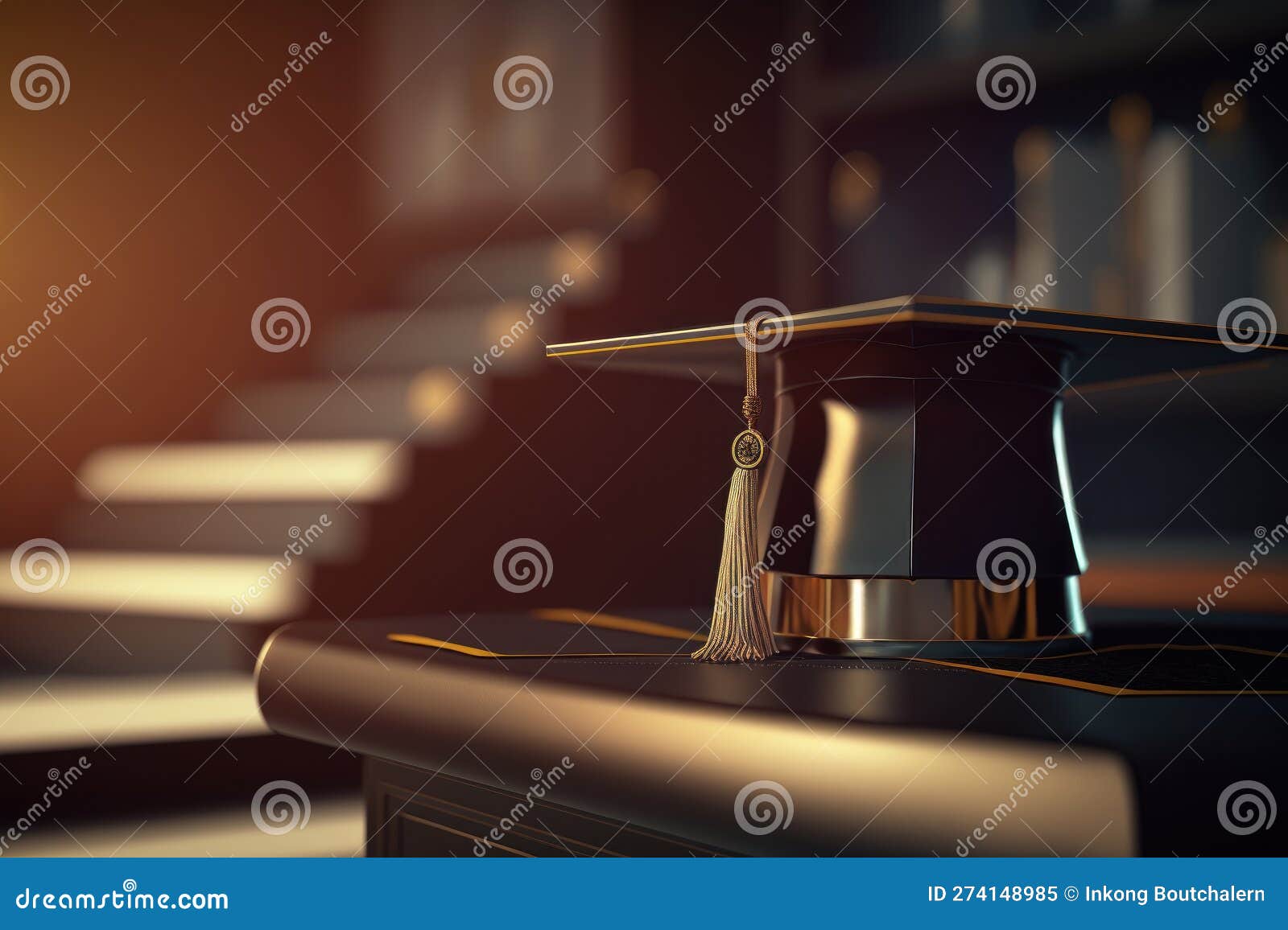 Congratulation with the Graduation Caps, Graduation Day Concept ...