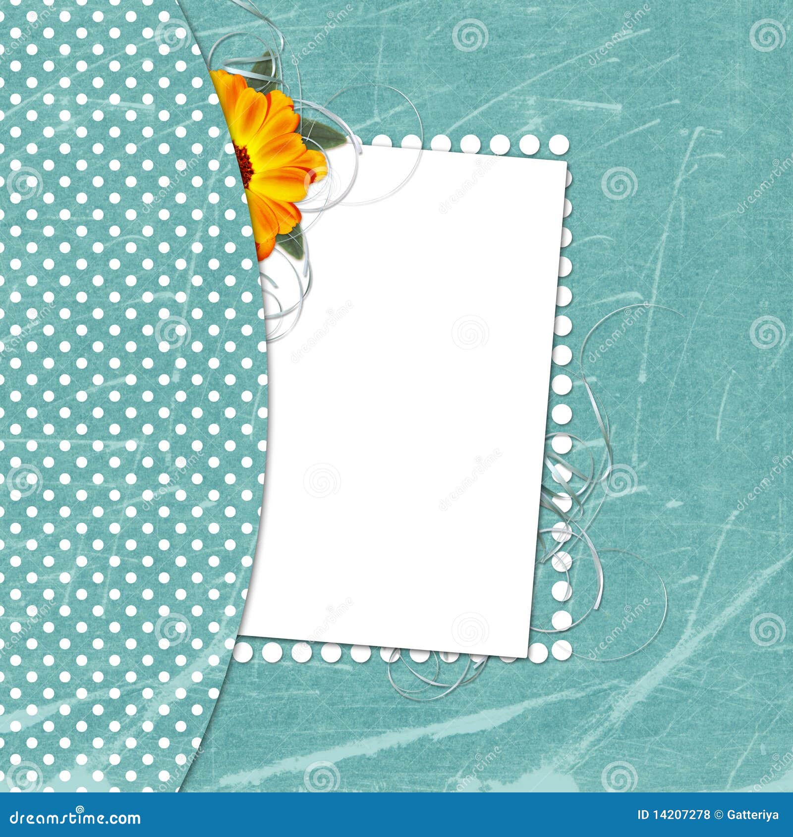 Congratulation Green Card With Sheets For Design Royalty-Free Stock ...