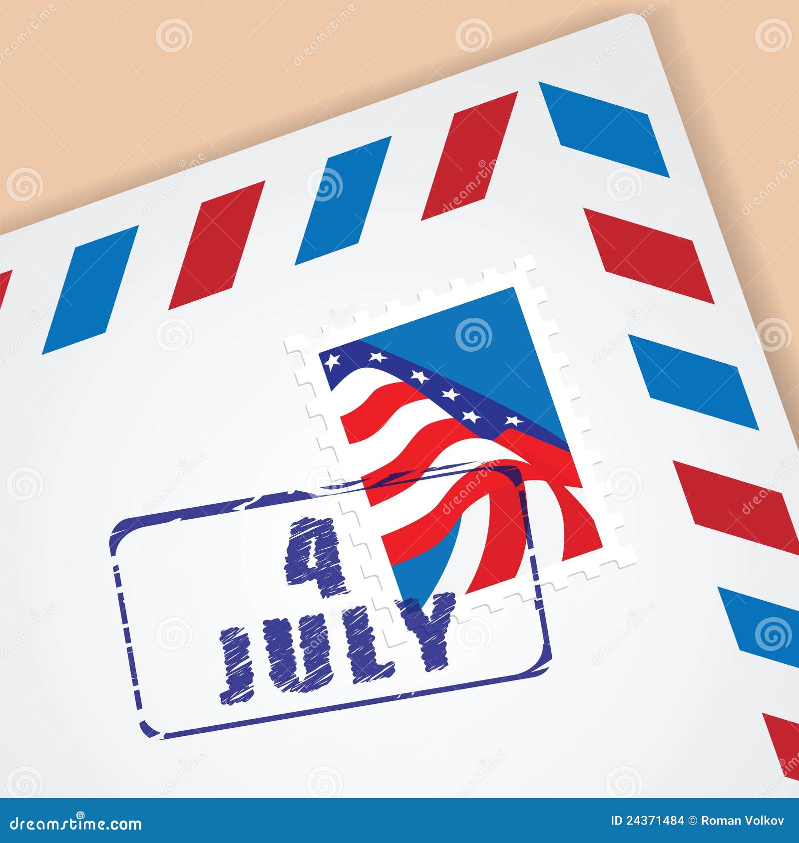 Congratulation Letter of Independence Day Stock Vector - Illustration ...