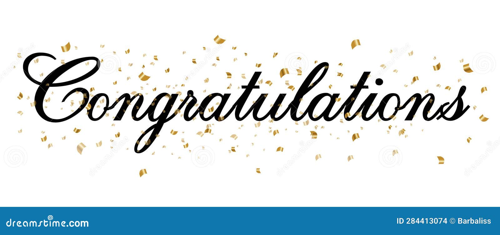 Congratulation Text Isolated White Background Stock Illustration ...