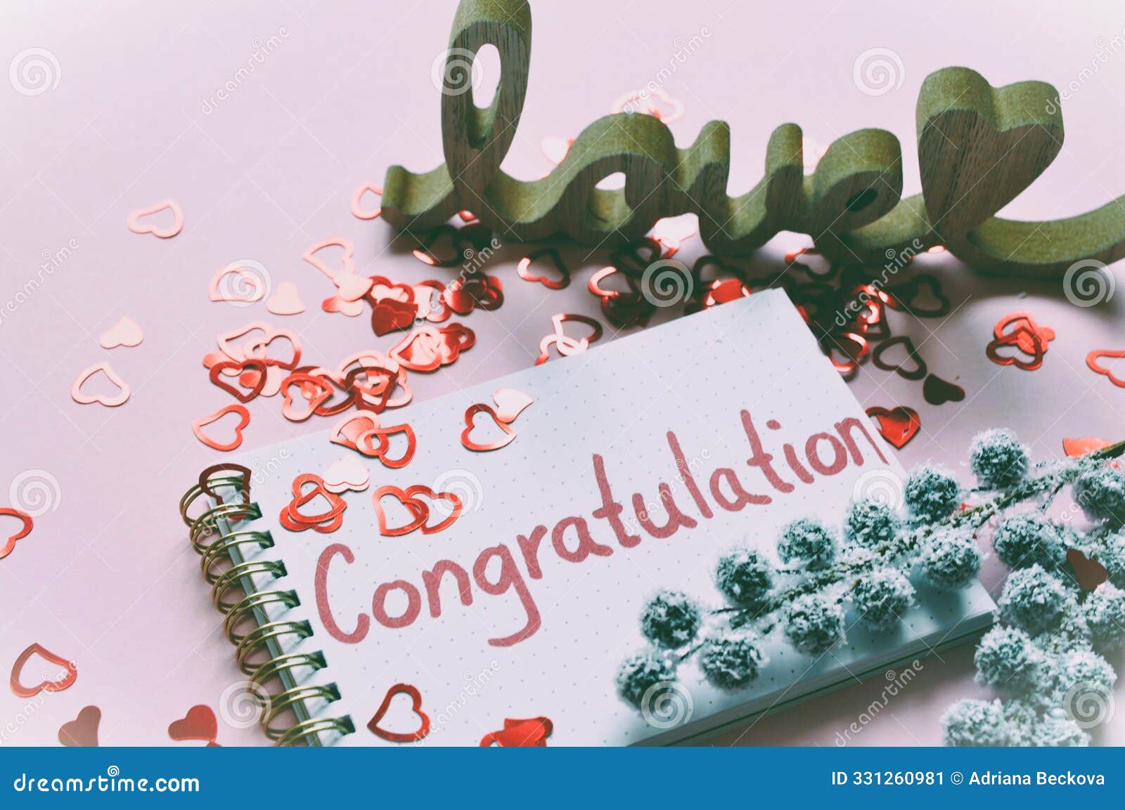 Retro Handwritten Congratulation Card Design Stock Image - Image of ...