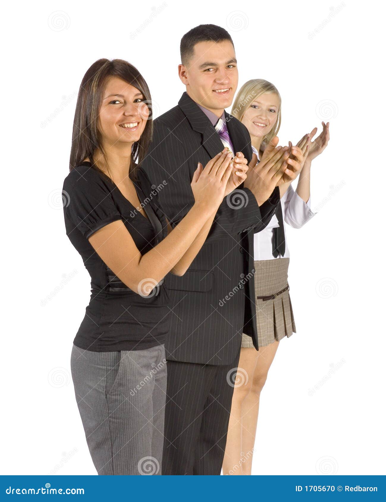 Congratulations! stock photo. Image of agree, clap, businesswoman - 1705670