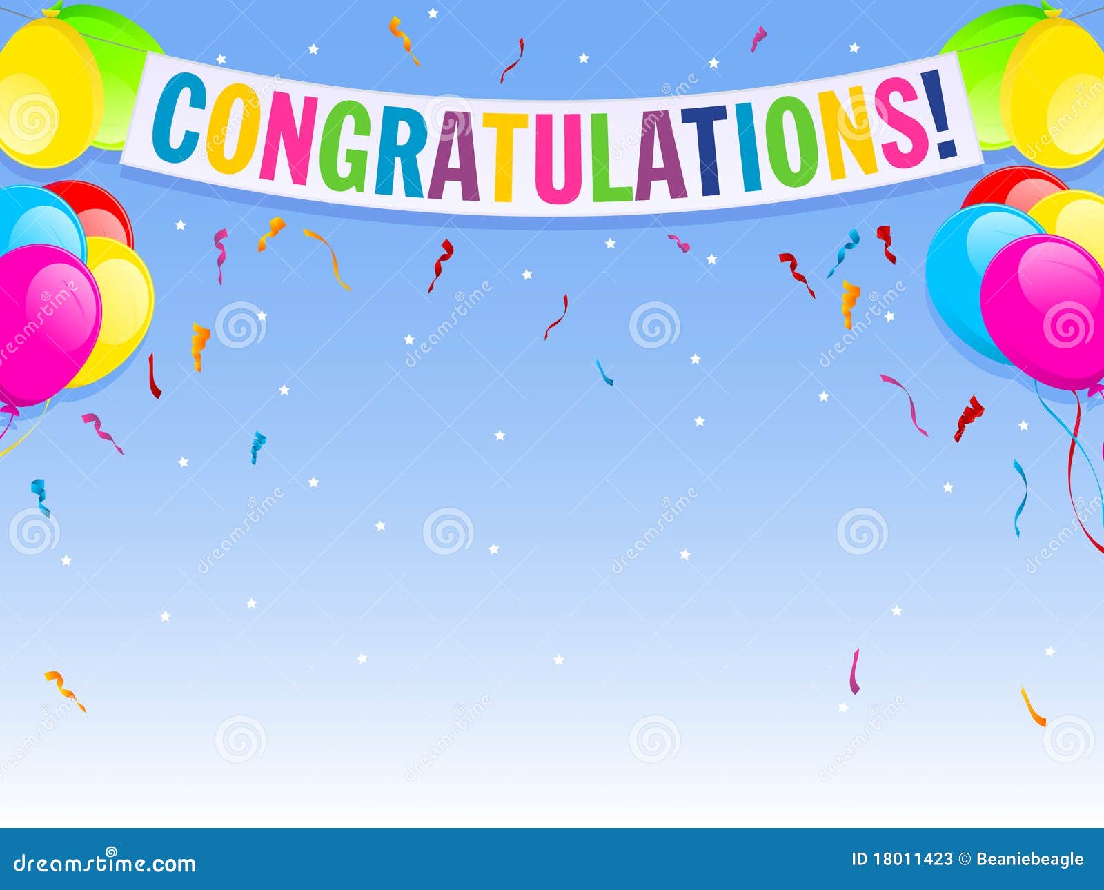 Congratulations Stock Vector Illustration Of Congrats 18011423