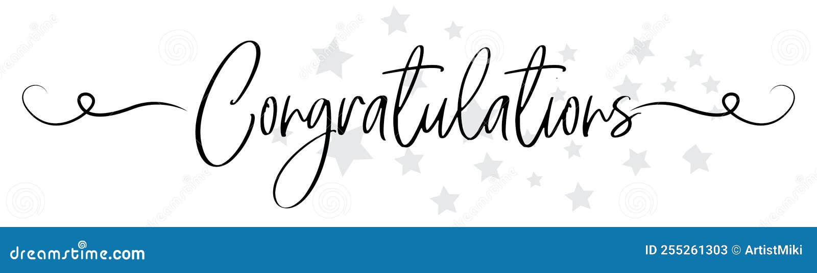 435 Congratulations, Vector Illustration, Isolate On Gray Background ...