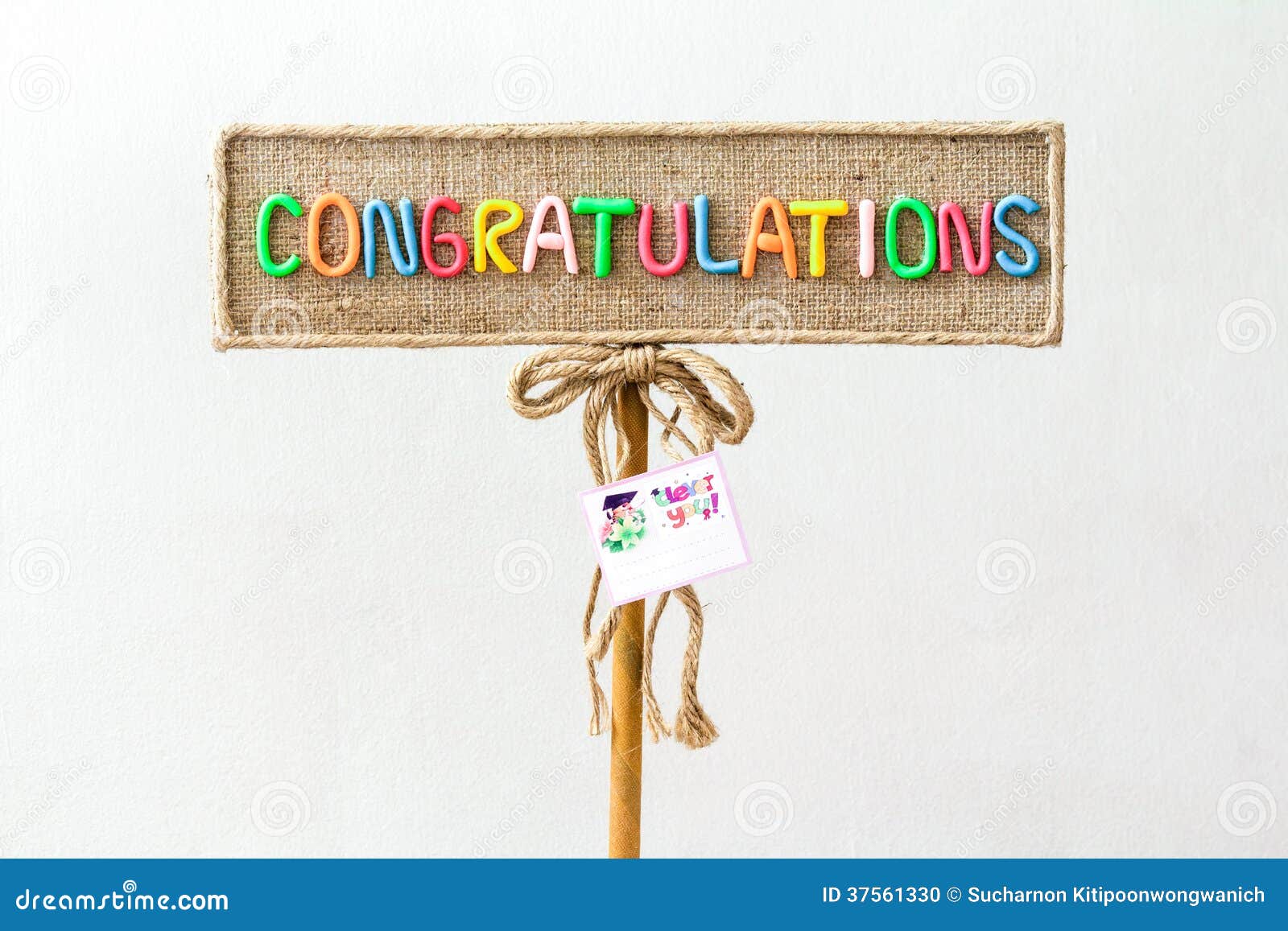 ConGratulations stock photo. Image of happy, fain, rope - 37561330