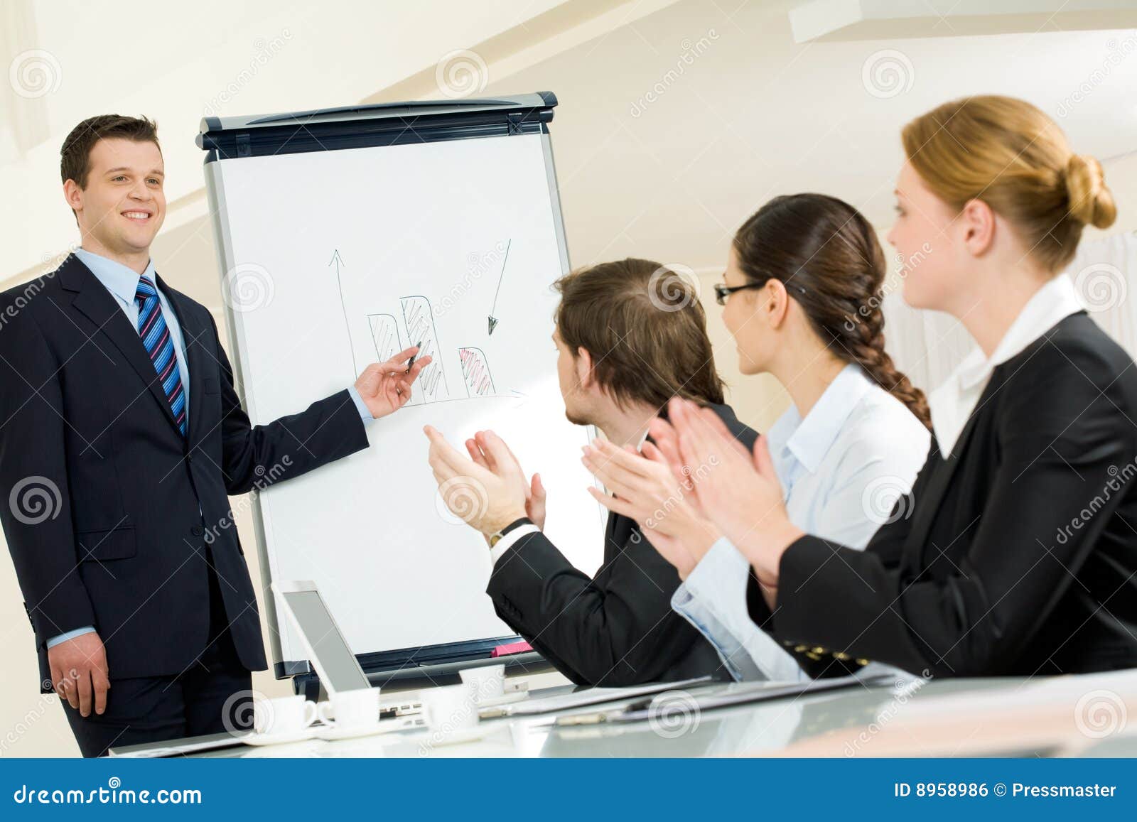 Congratulations stock photo. Image of cooperation, businesspeople - 8958986