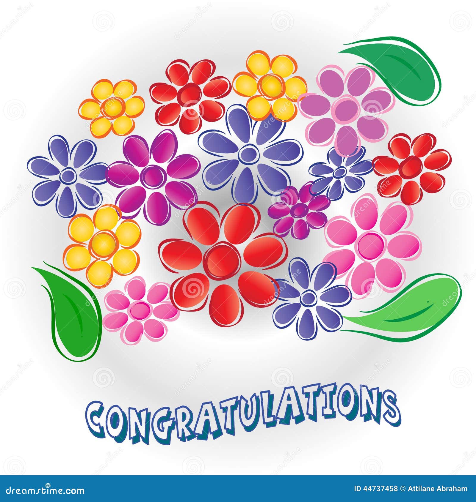 Congratulations card stock vector. Illustration of card - 44737458