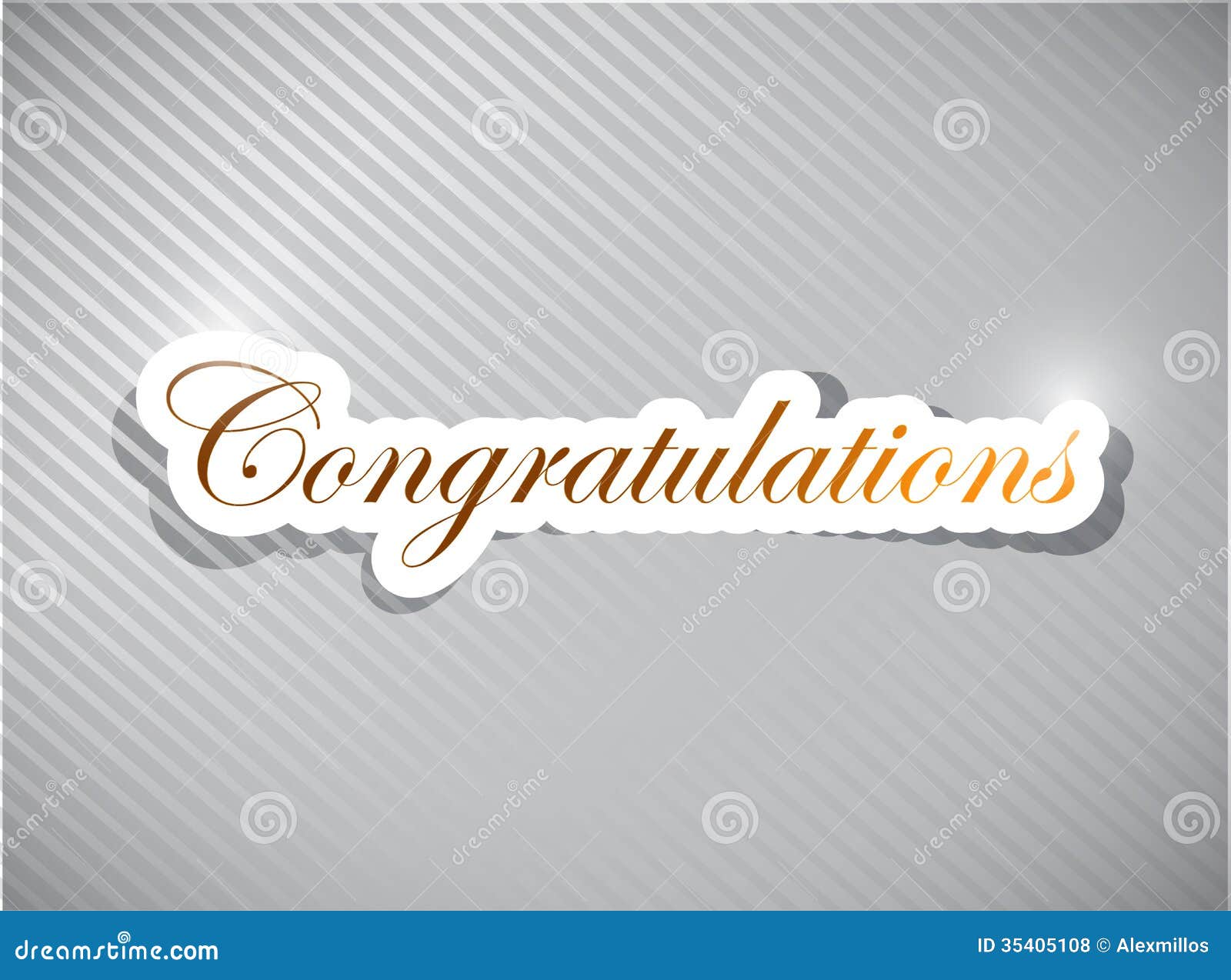 Congratulations Card Illustration Design Stock Illustration ...