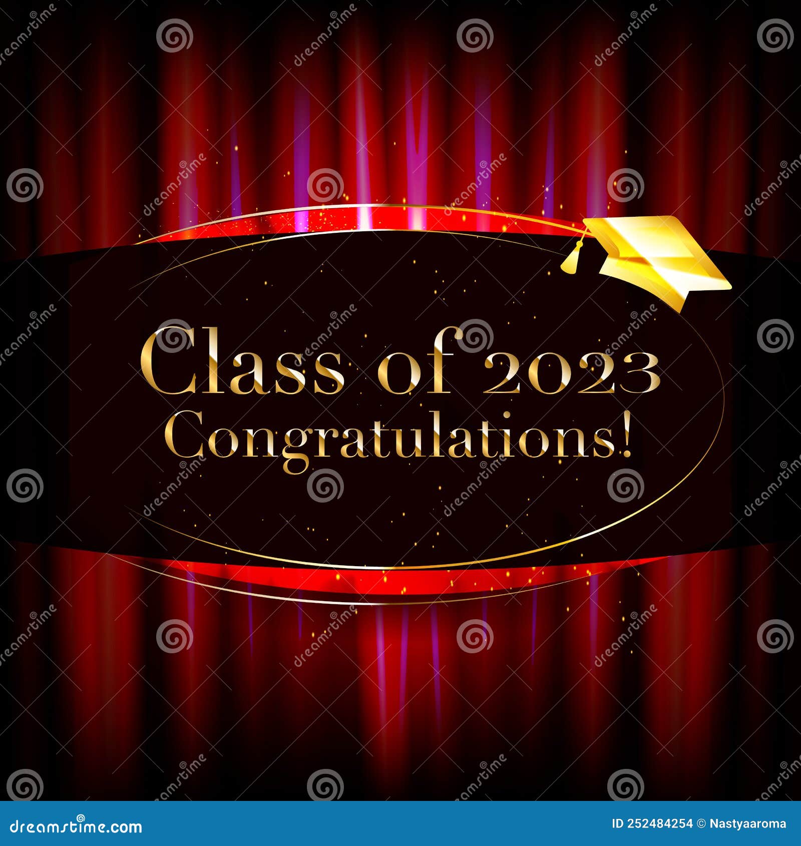 Congratulations Class of 2023 Stock Vector - Illustration of congrats ...