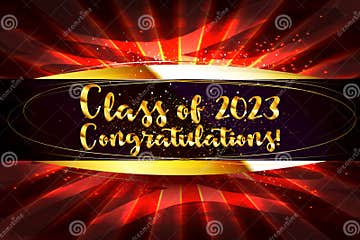 Congratulations Class of 2023 Stock Vector - Illustration of high ...
